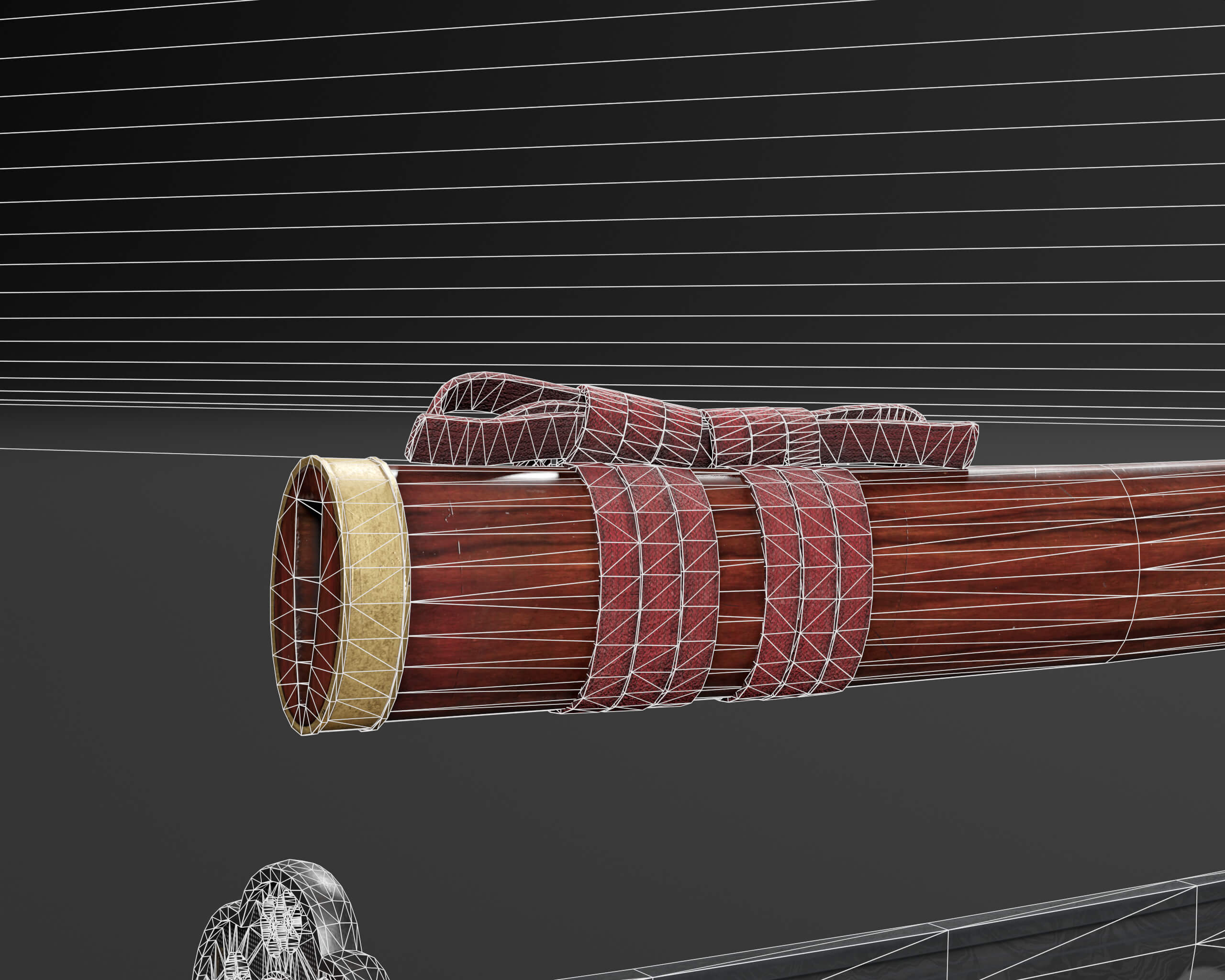 Katana Samurai Sword - 3D Model by clockworkcreations