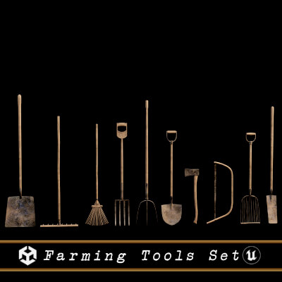3D Models | Farm Equipment | Farm Tools | RenderHub