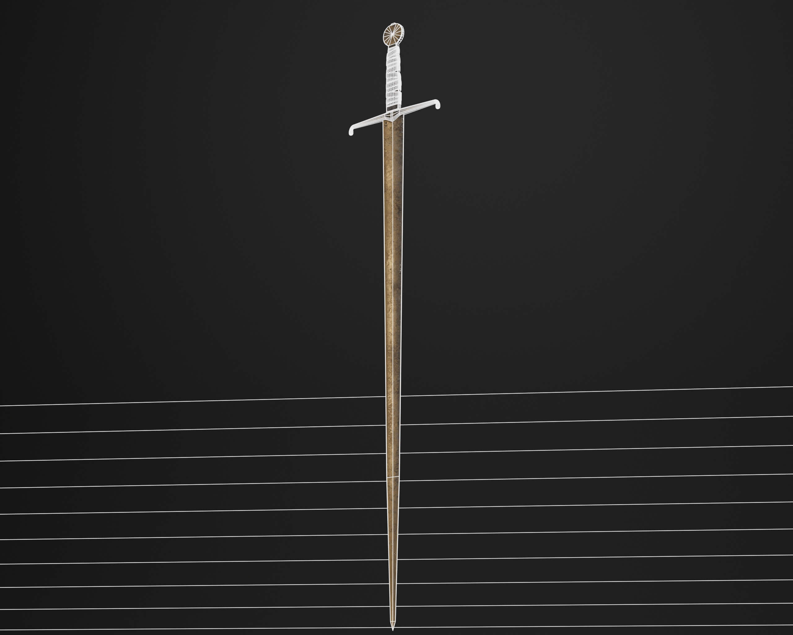 Medieval Swords Set - 3D Model by clockworkcreations