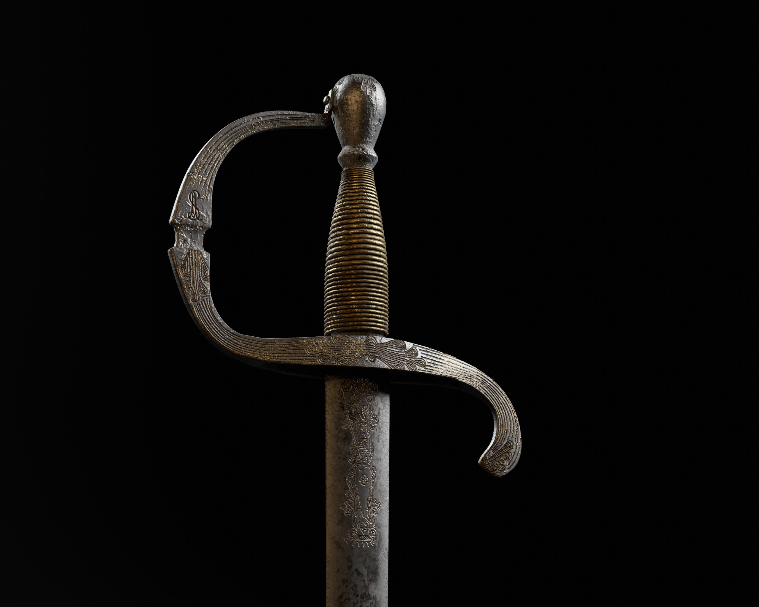 Medieval Swords Set - 3D Model by clockworkcreations