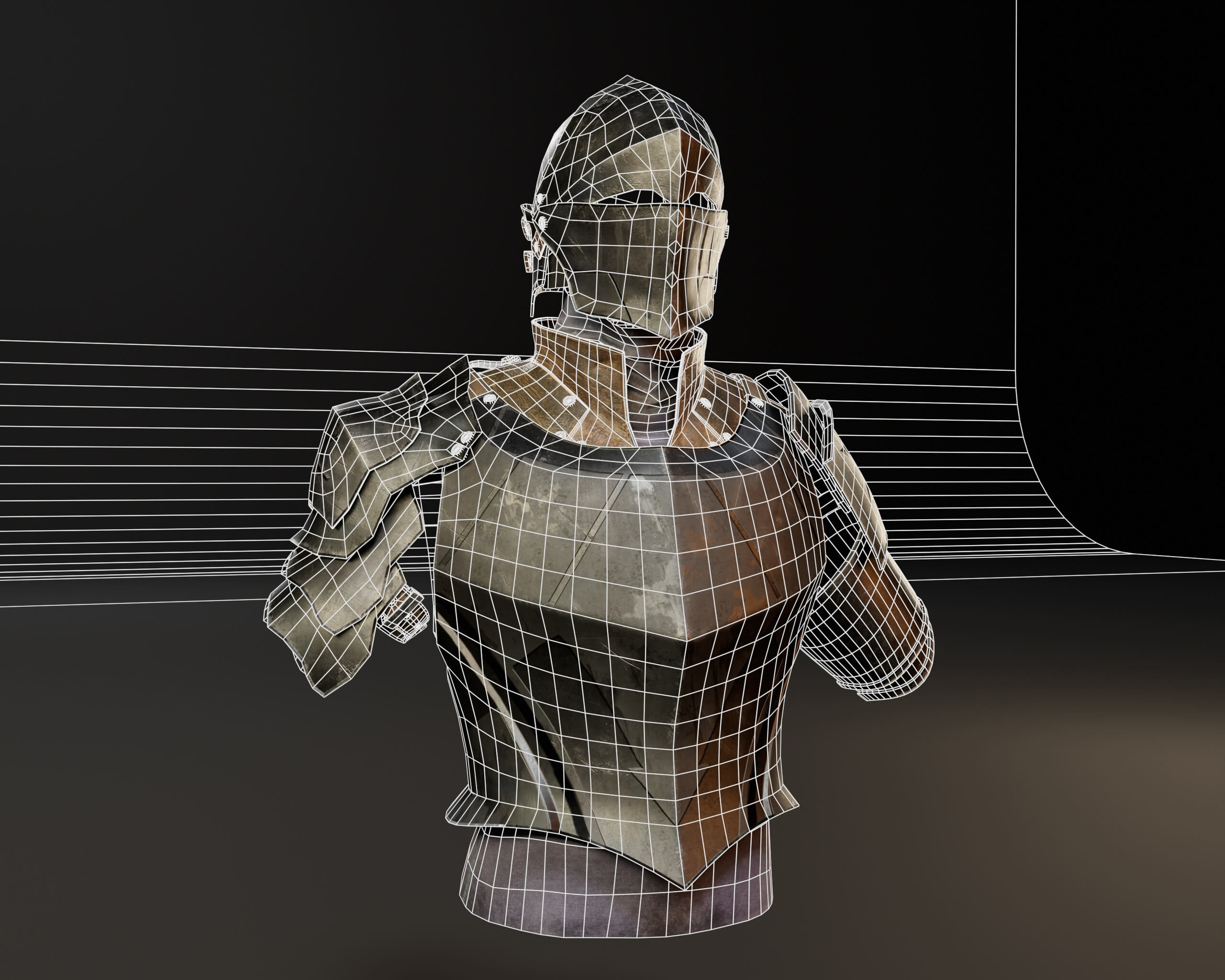 Medieval Torso Armor Kit - 3D Model by clockworkcreations