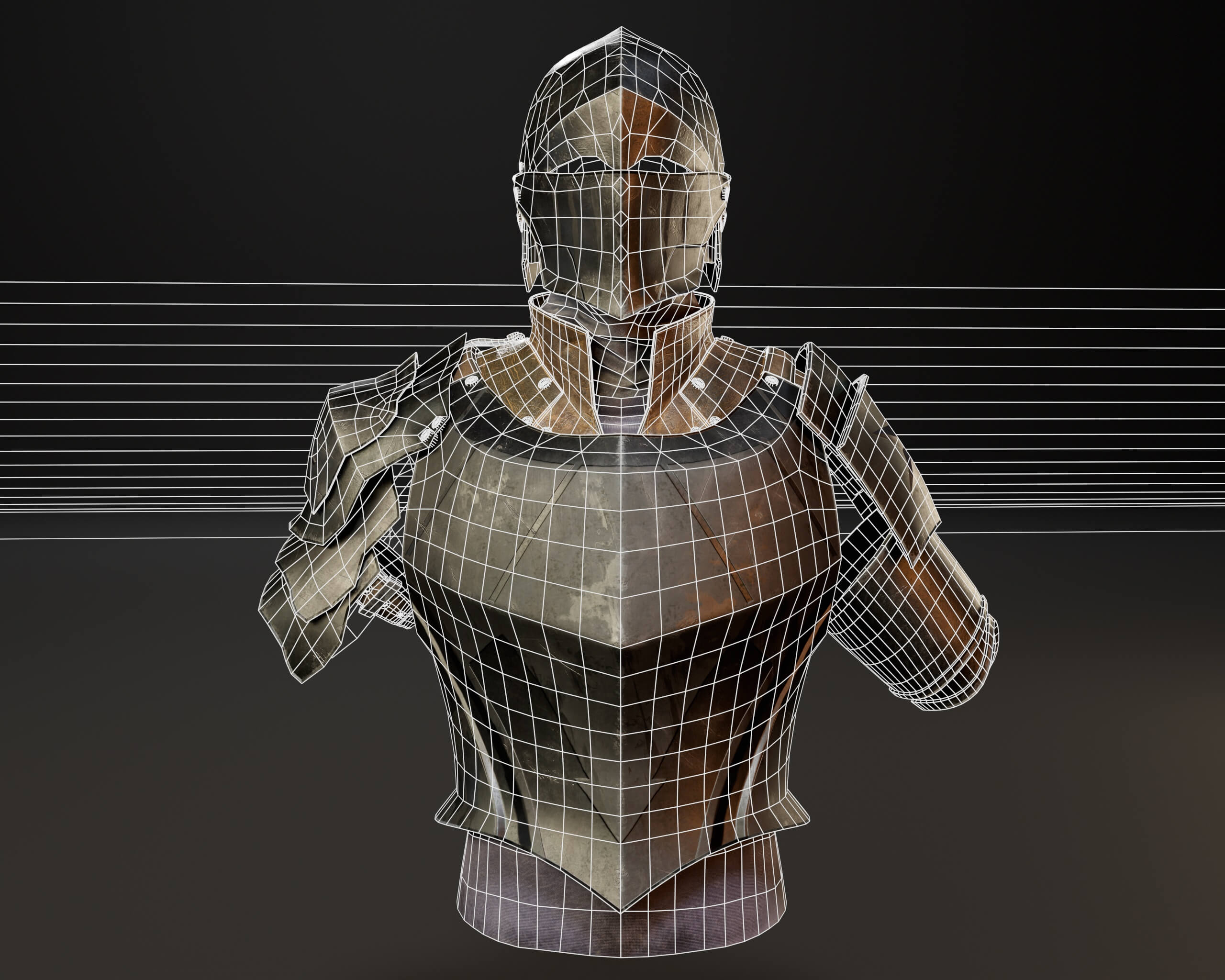 Medieval Torso Armor Kit - 3D Model by clockworkcreations
