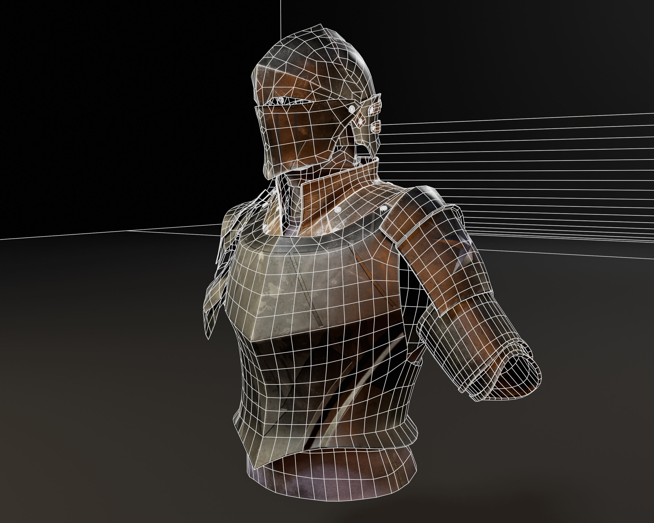 Medieval Torso Armor Kit - 3D Model by clockworkcreations