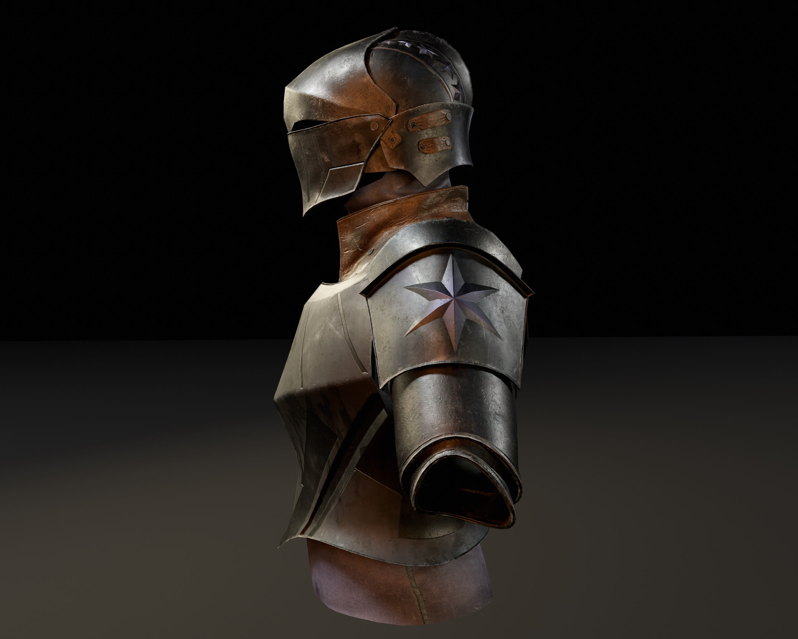 Medieval Torso Armor Kit - 3D Model by clockworkcreations