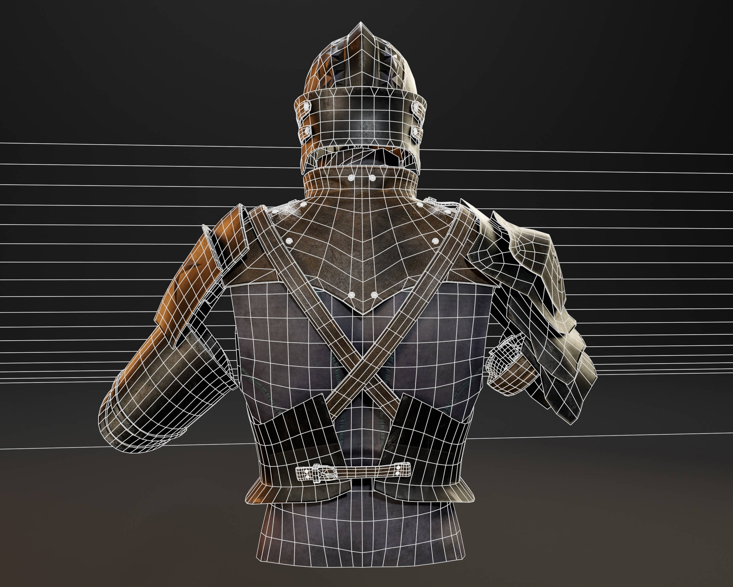 Medieval Torso Armor Kit - 3D Model by clockworkcreations