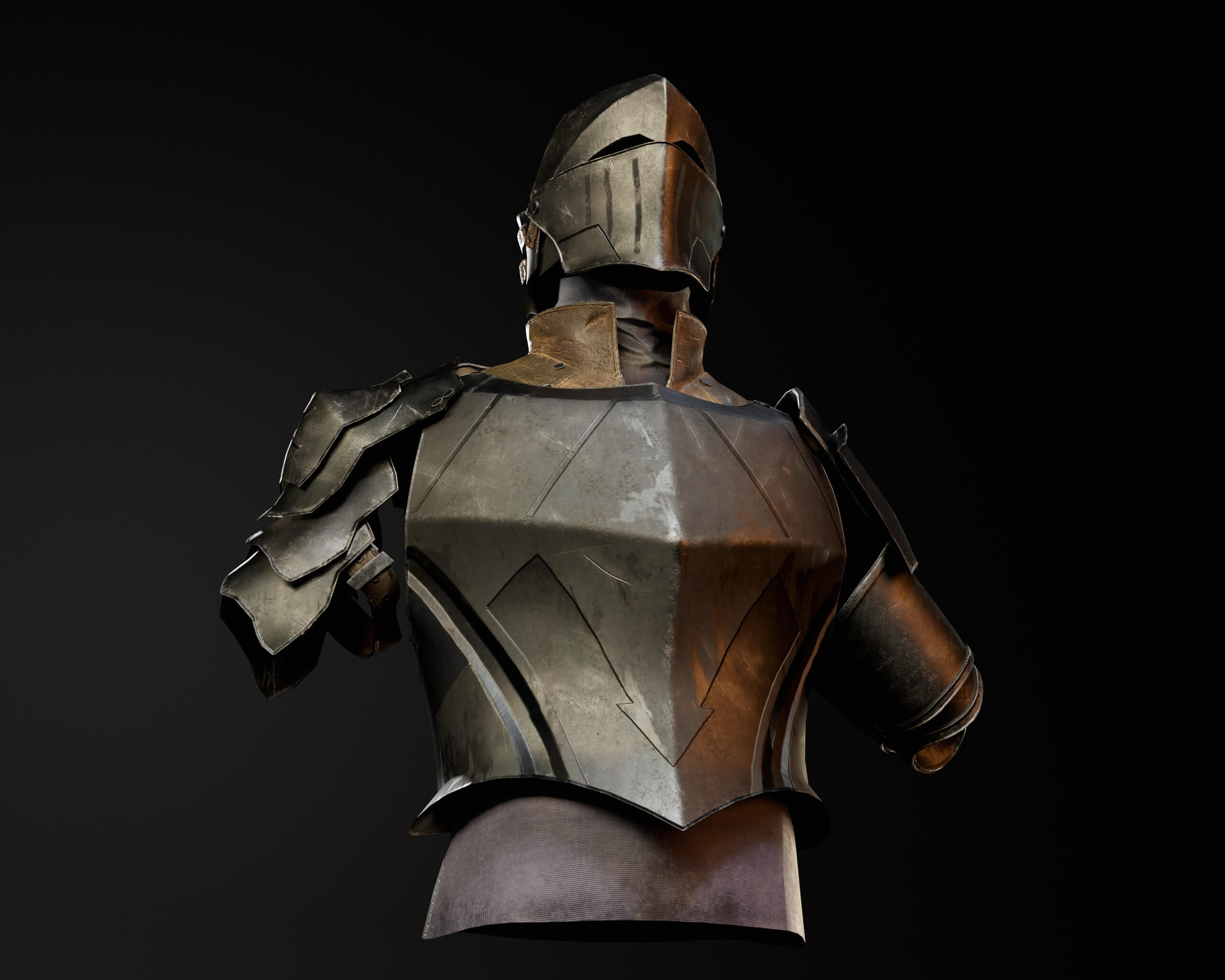 Medieval Torso Armor Kit - 3D Model by clockworkcreations
