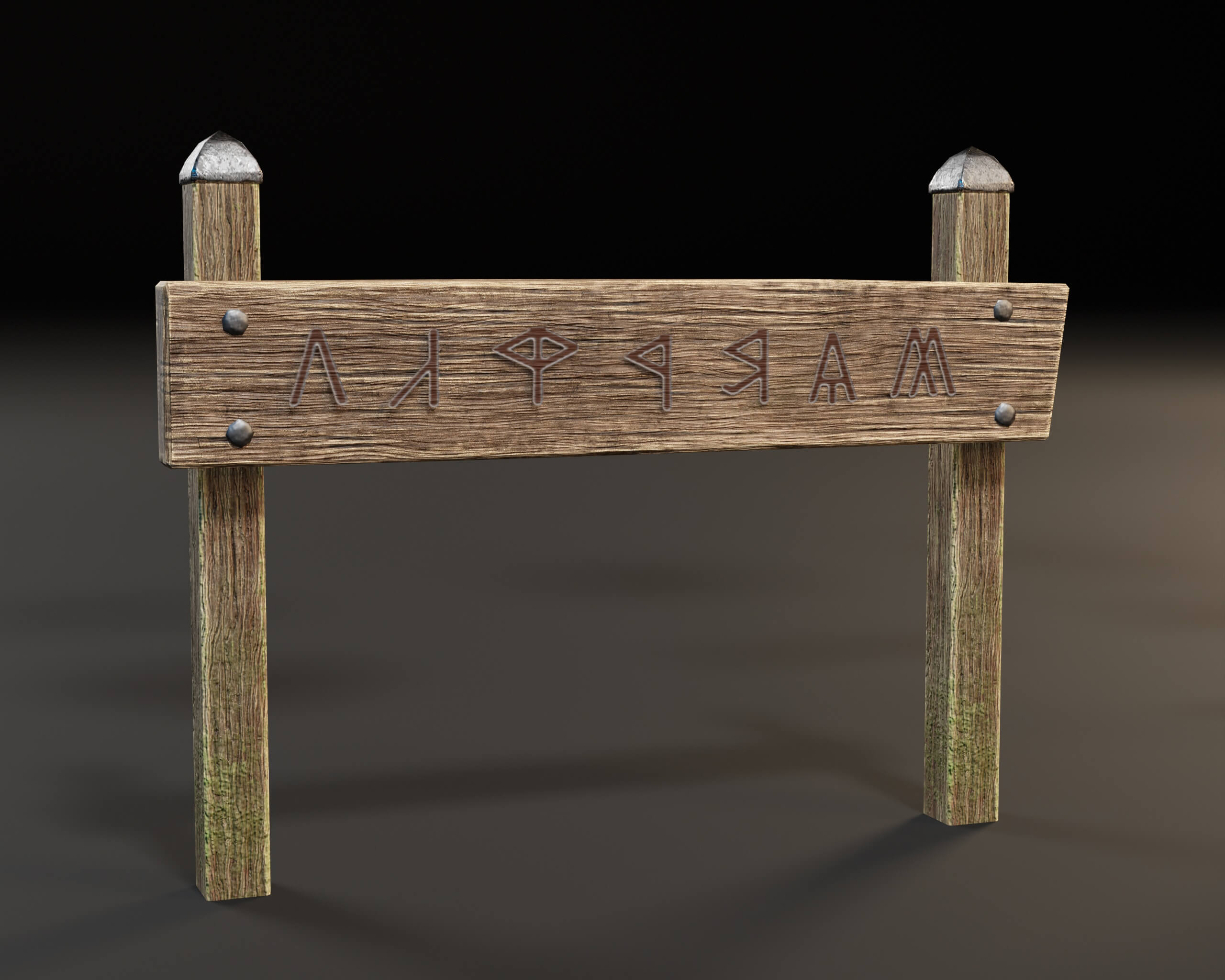 Medieval Town Signs - 3D Model by clockworkcreations