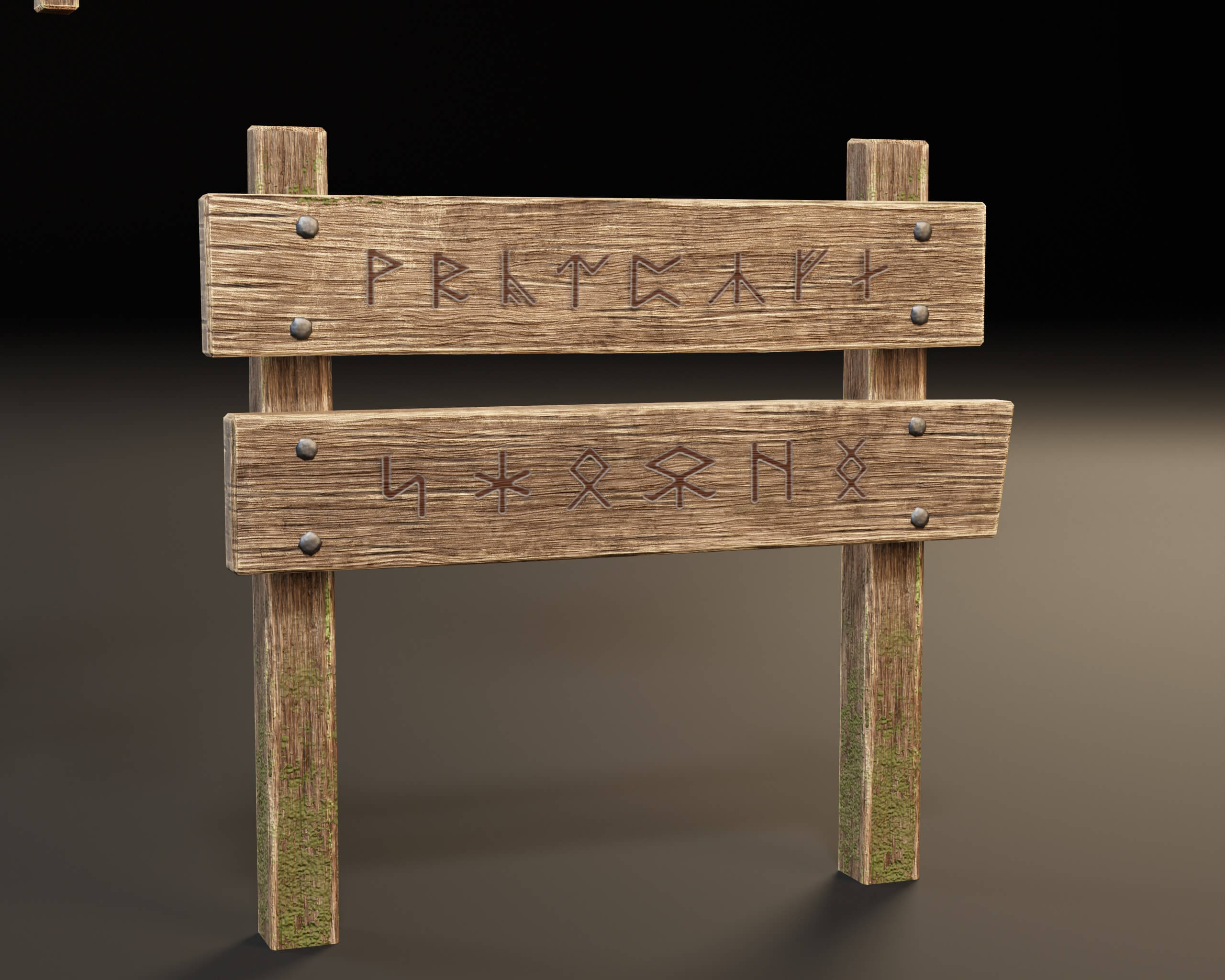 Medieval Town Signs - 3D Model by clockworkcreations