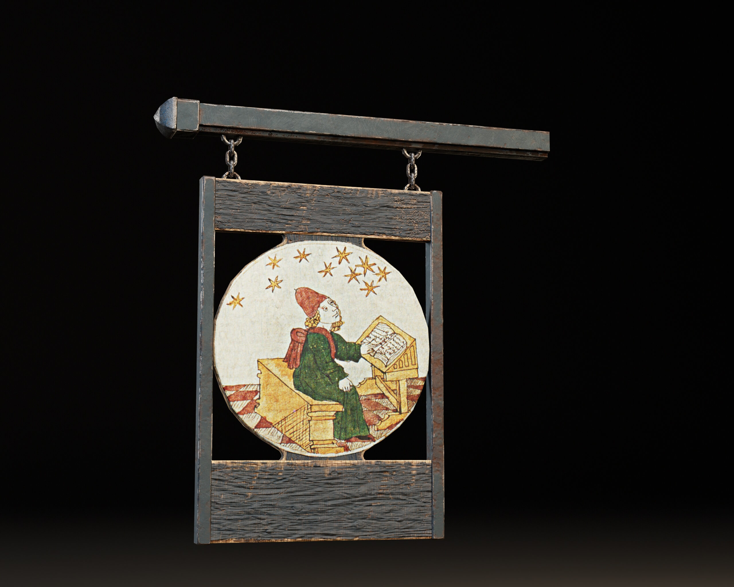 Medieval Town Signs - 3D Model by clockworkcreations