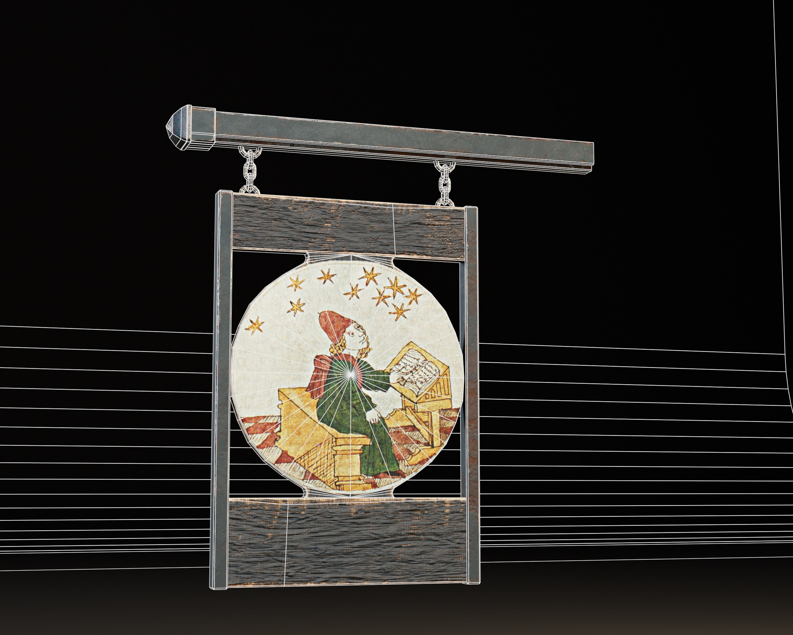 Medieval Town Signs - 3D Model by clockworkcreations