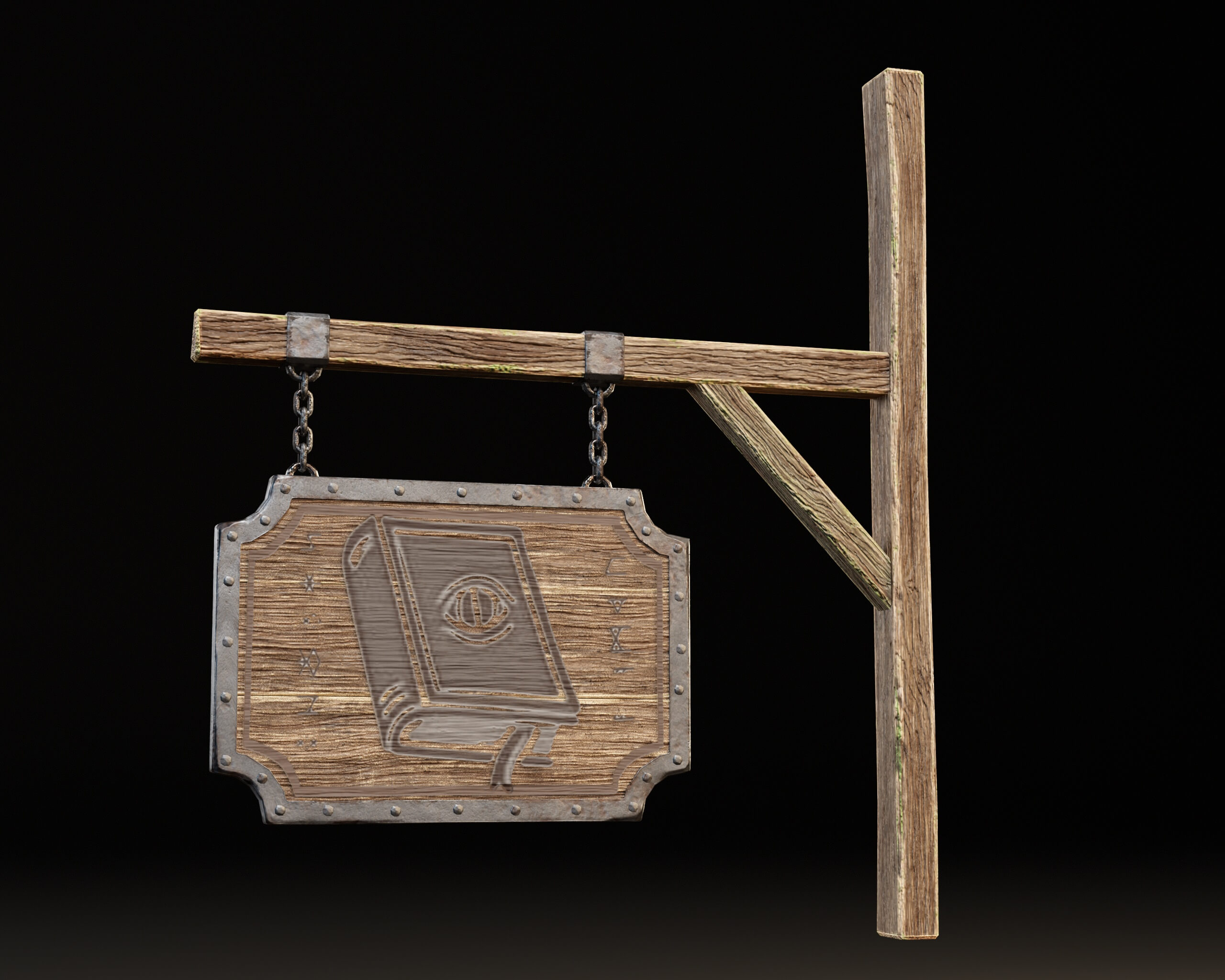 Medieval Town Signs - 3D Model by clockworkcreations