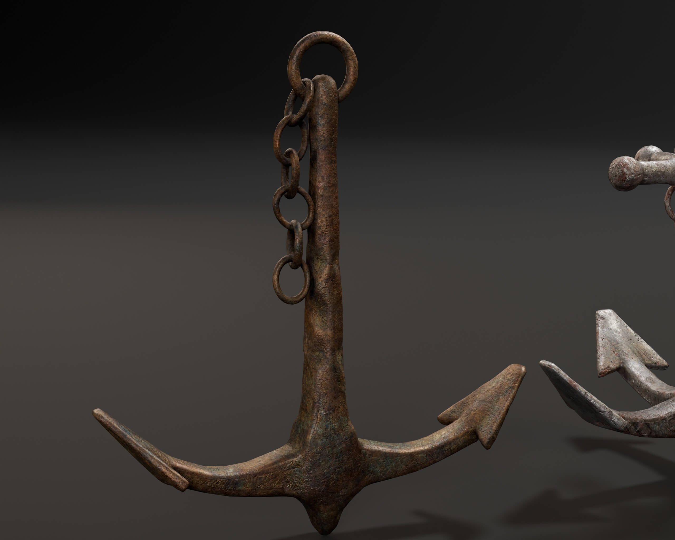 Old Anchor Set 1 - 3D Model by clockworkcreations
