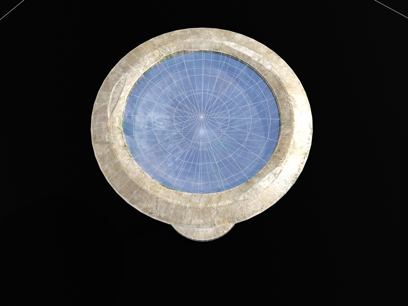 Old Marble Bird Bath - 3D Model by clockworkcreations