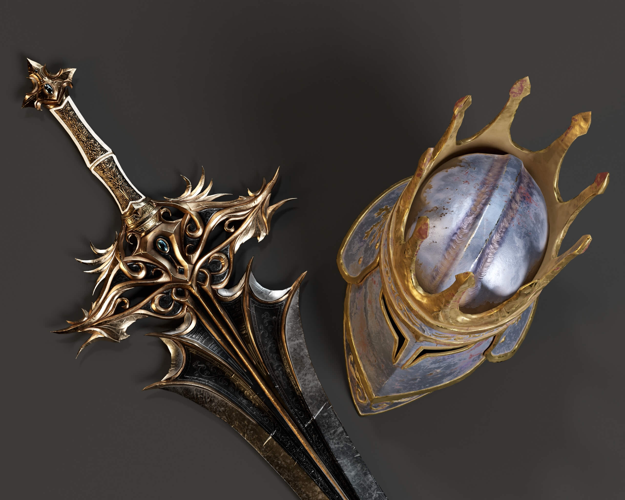 Paladin Gear - 3D Model by clockworkcreations