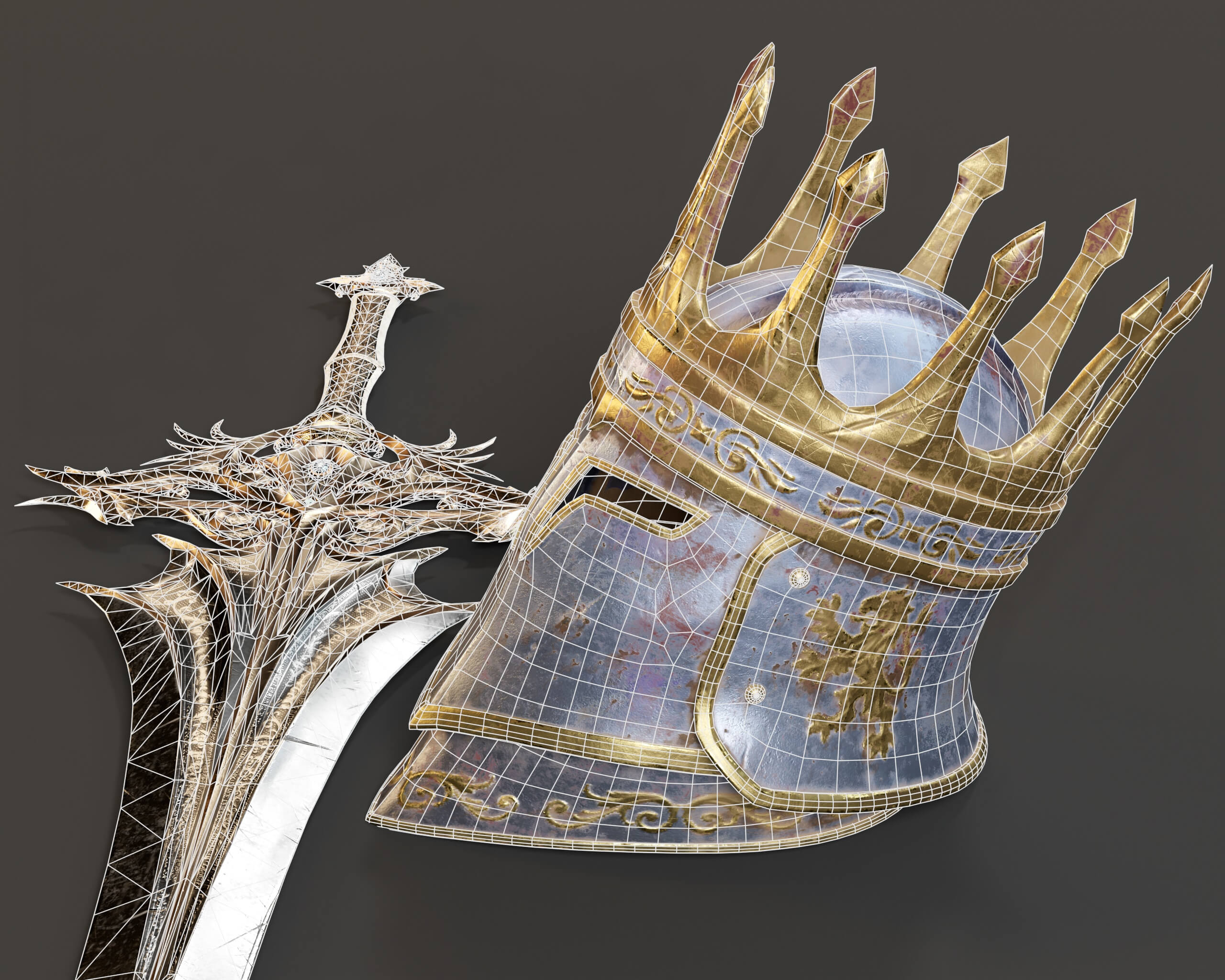 Paladin Gear - 3D Model by clockworkcreations