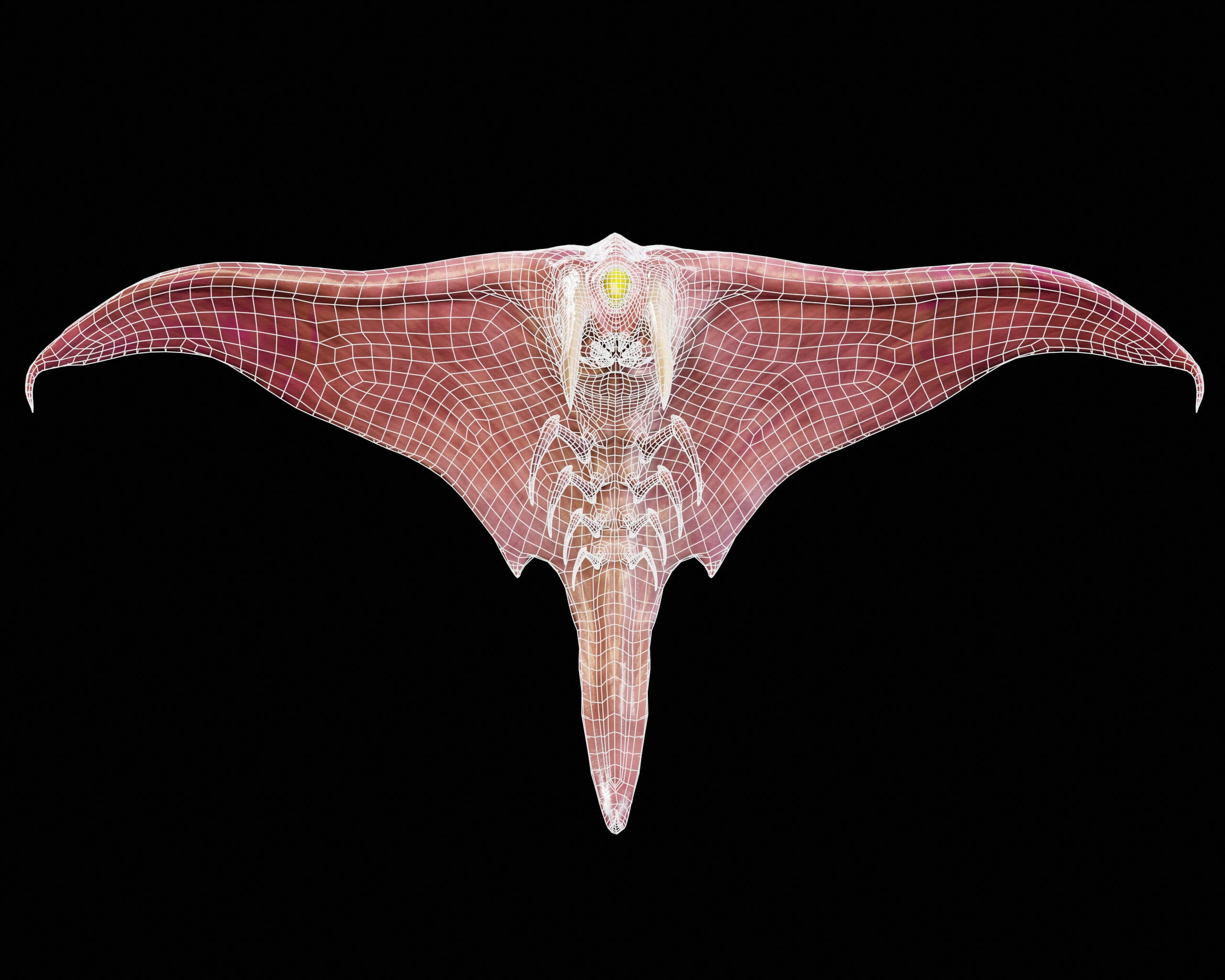 Sci-Fi Alien Bug Creature 3D Model by clockworkcreations