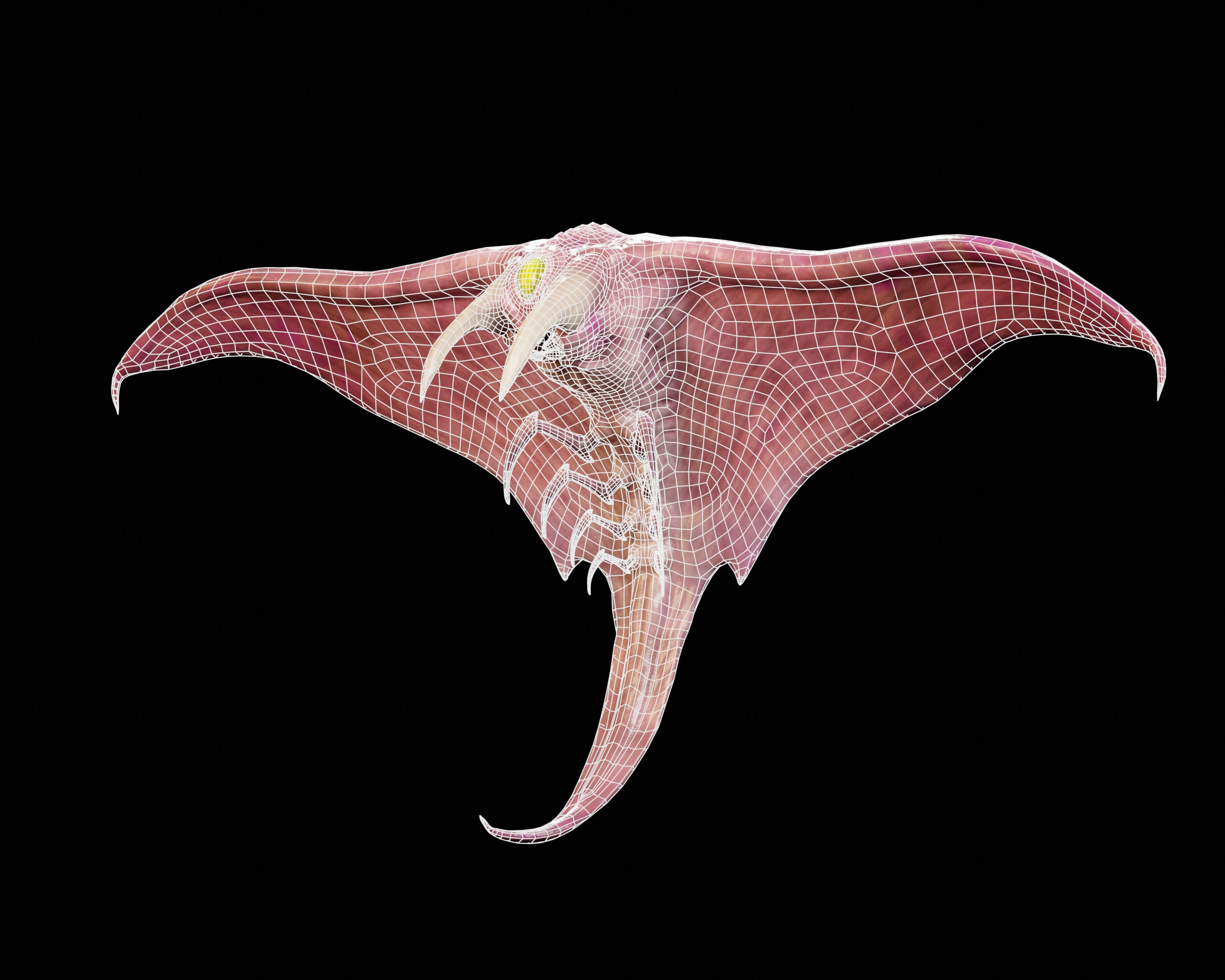 Sci-Fi Alien Bug Creature 3D Model by clockworkcreations