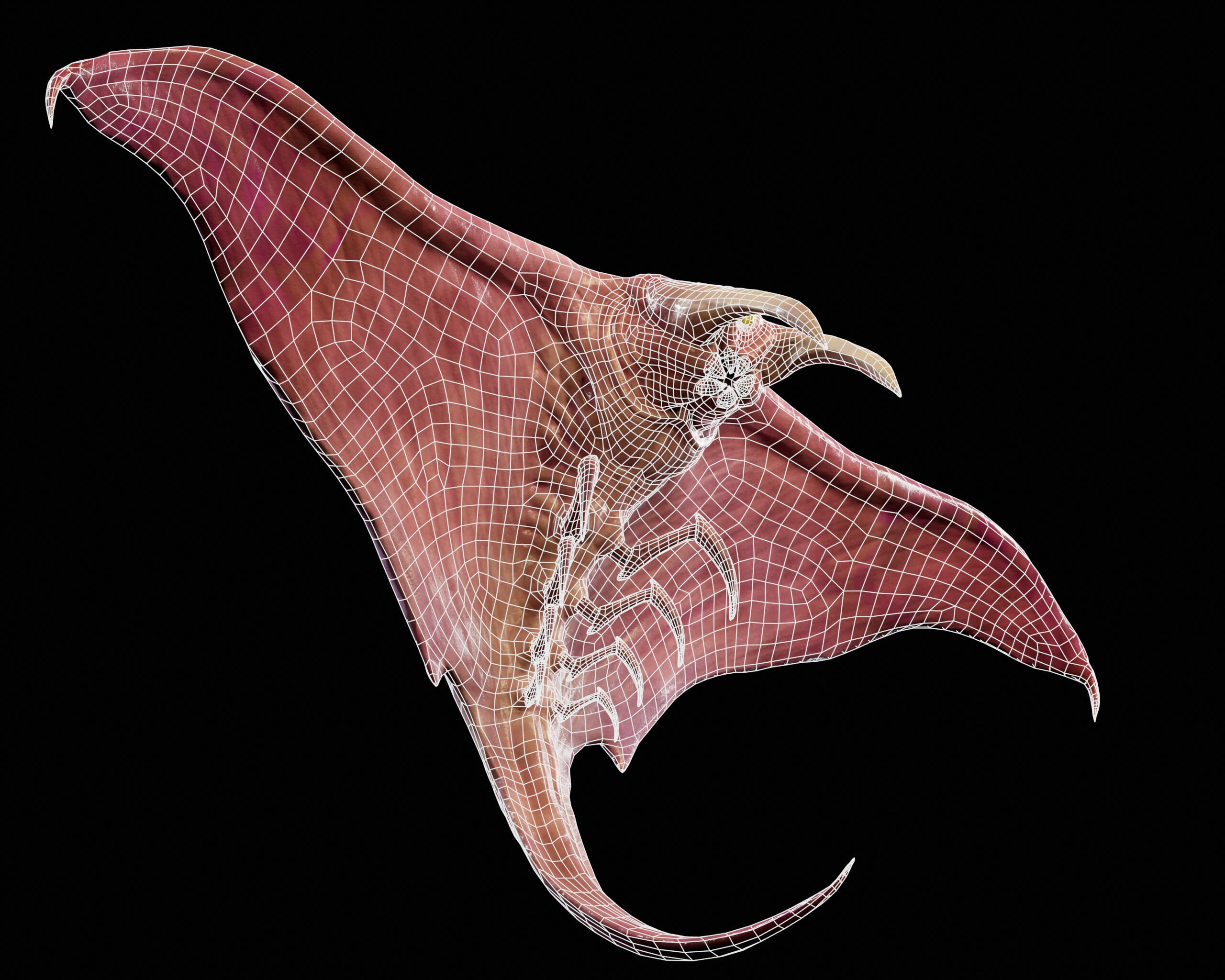 Sci-Fi Alien Bug Creature 3D Model by clockworkcreations