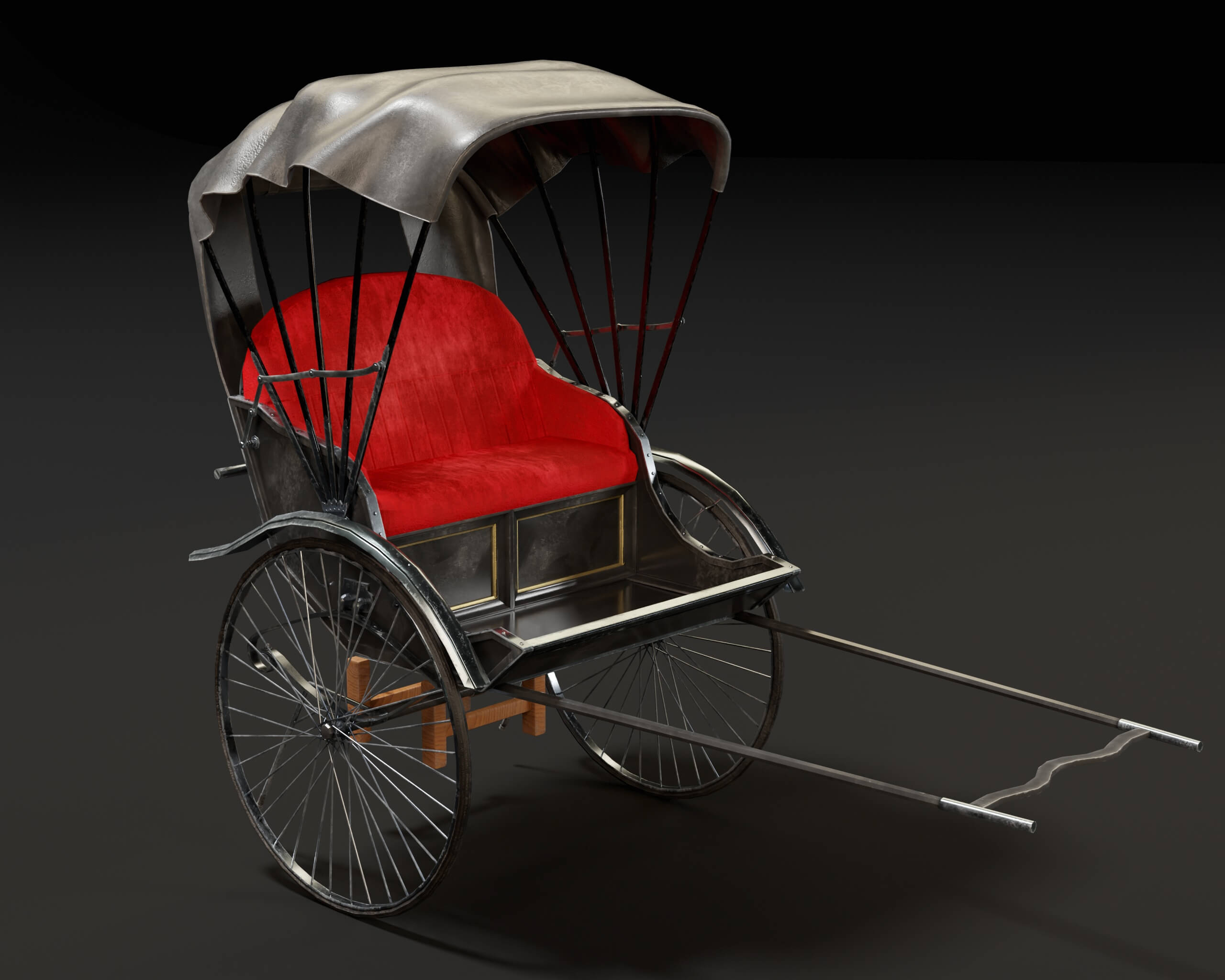 Transport Rickshaw - 3D Model by clockworkcreations