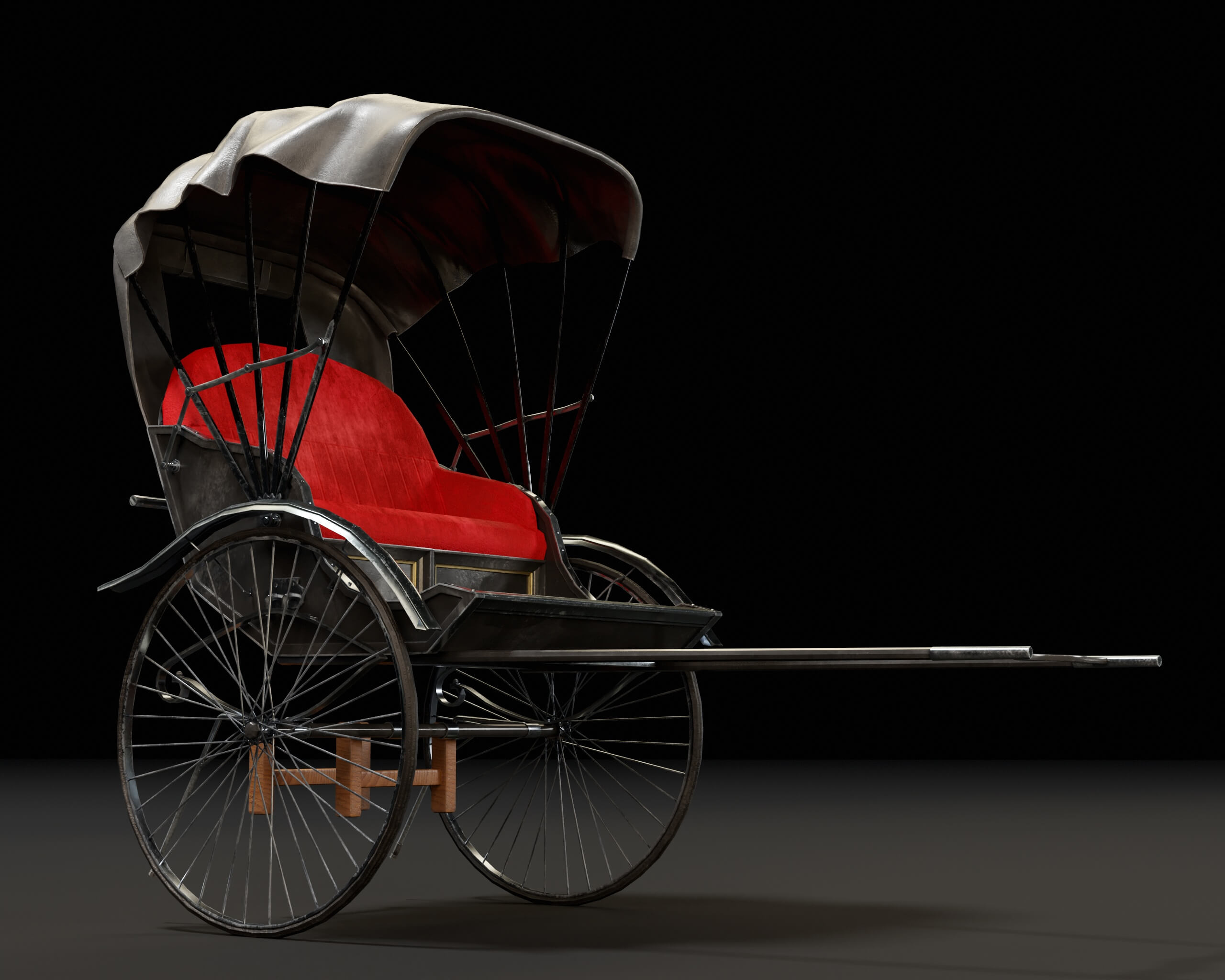 Transport Rickshaw - 3D Model by clockworkcreations