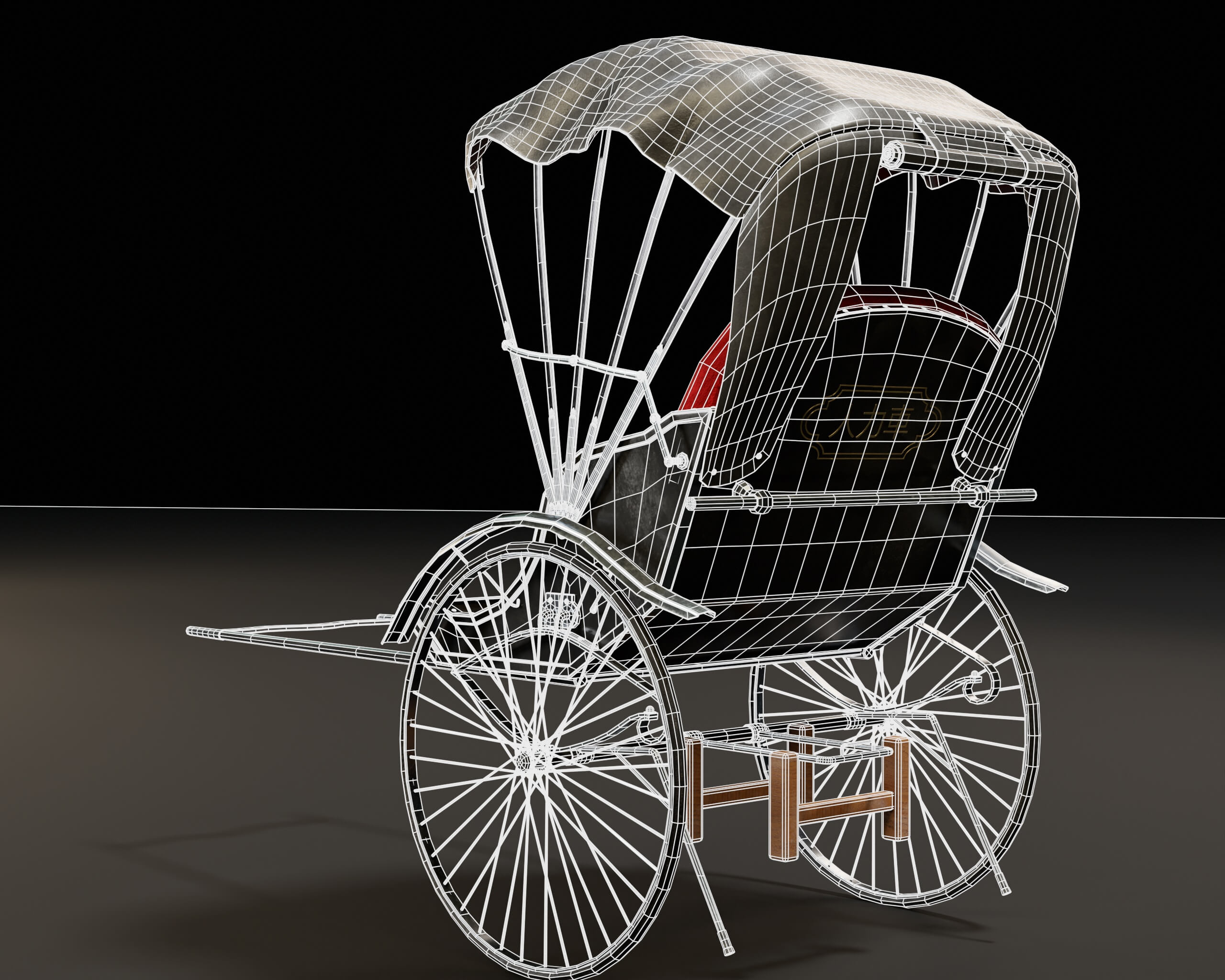 Transport Rickshaw - 3D Model by clockworkcreations
