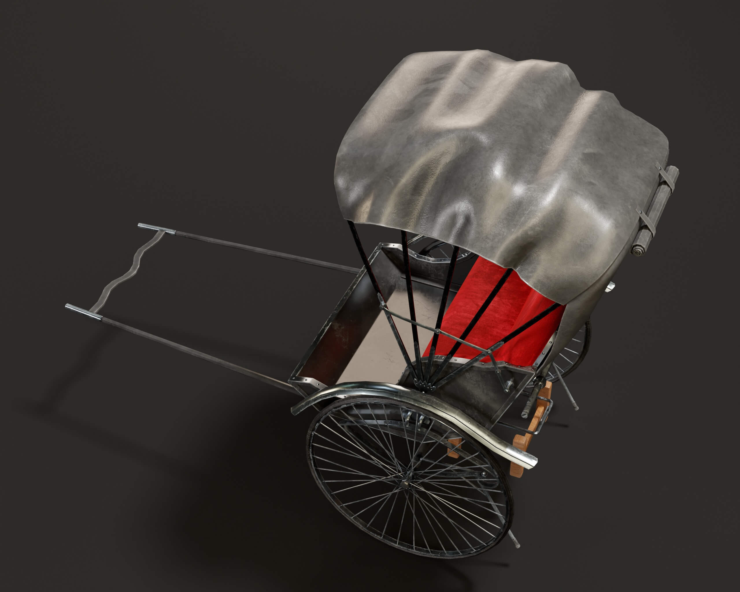 Transport Rickshaw - 3D Model by clockworkcreations