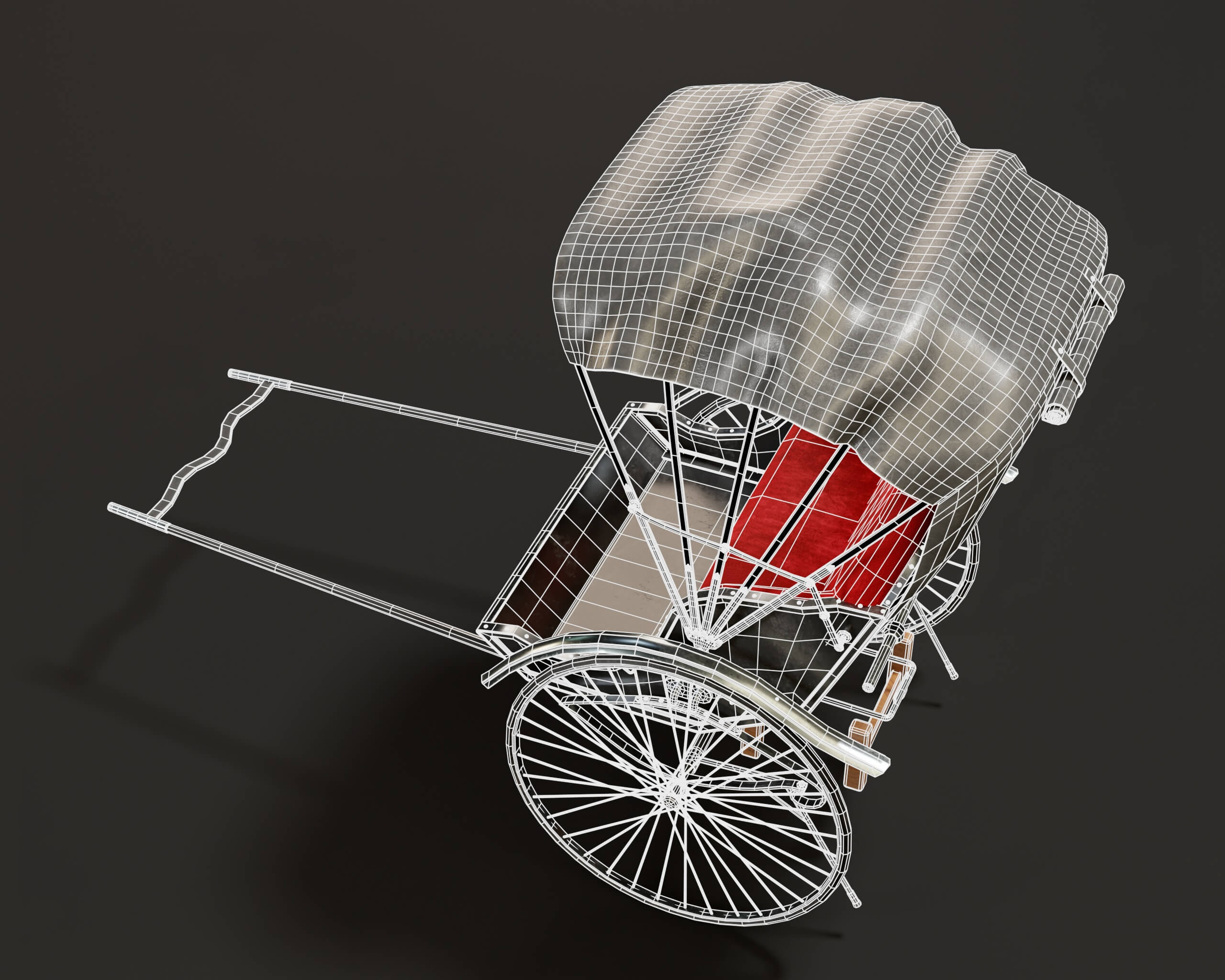 Transport Rickshaw - 3D Model by clockworkcreations