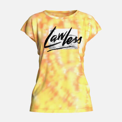 Girls Tops Lawless Graphic - 3D Model by Clothing Axis