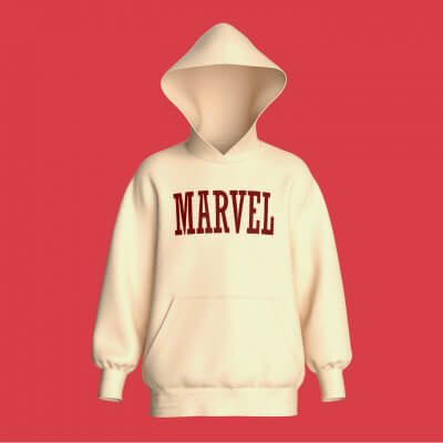 Hoodie Marvel - 3D Model by Clothing Axis