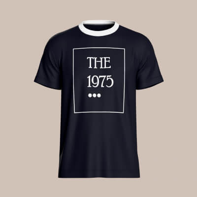 T-Shirt - The 1975 3D Model by Clothing Axis
