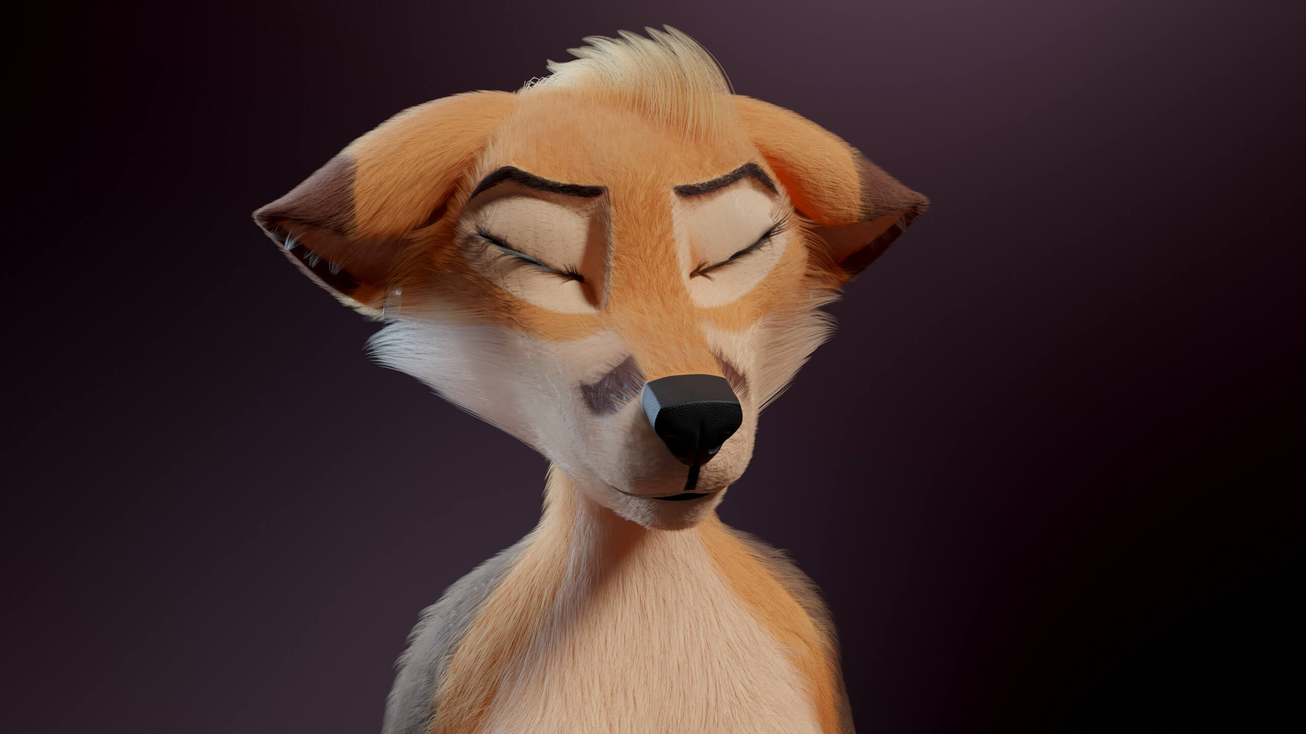 Agnes Anthro Fox - 3D Model by CM Studios