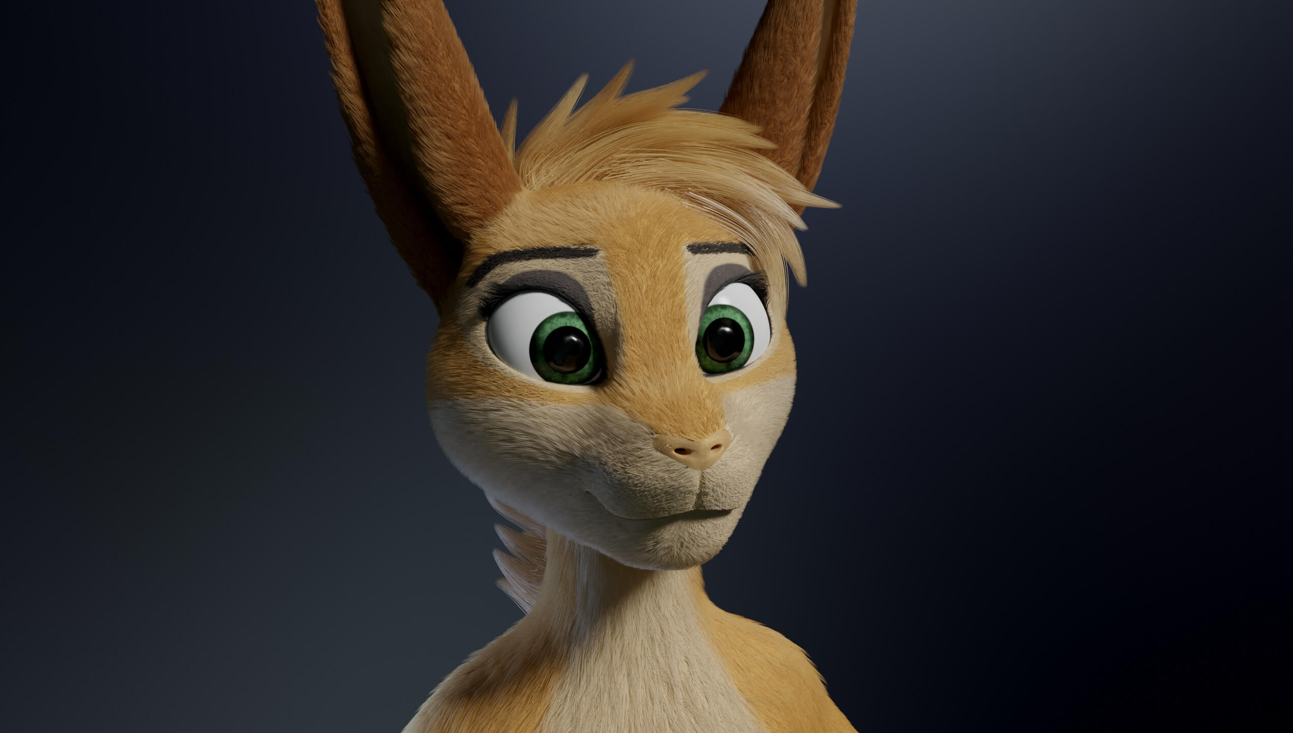 Alexa Anthro Rabbit - 3D Model by CM Studios