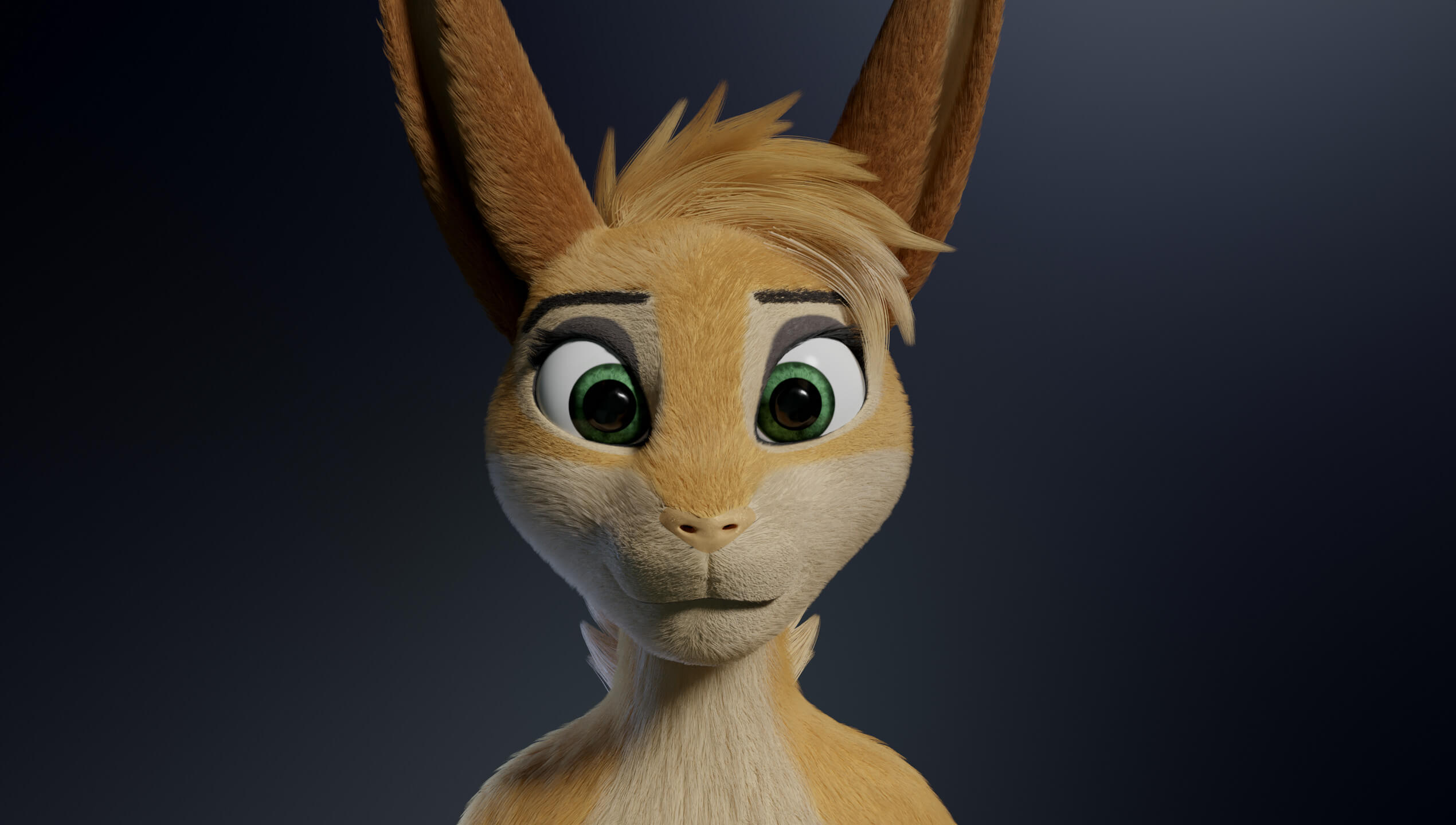 Alexa Anthro Rabbit - 3D Model by CM Studios