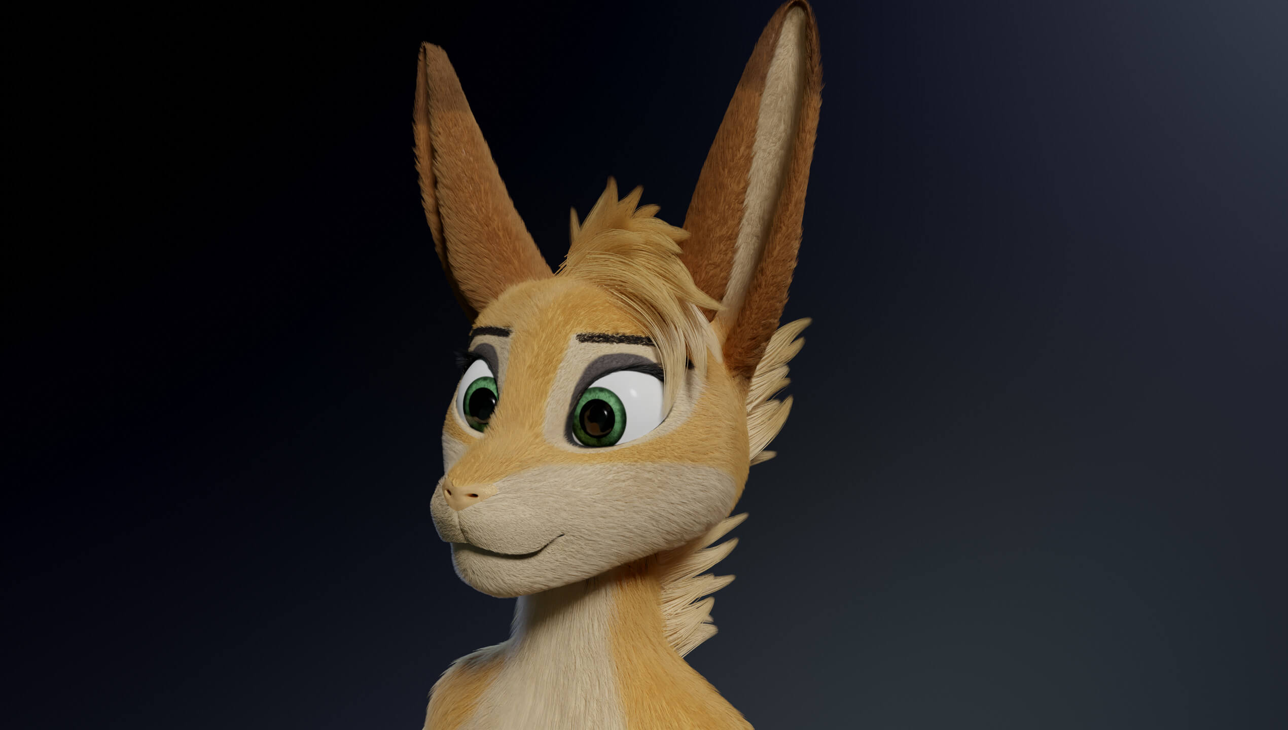Alexa Anthro Rabbit - 3D Model by CM Studios