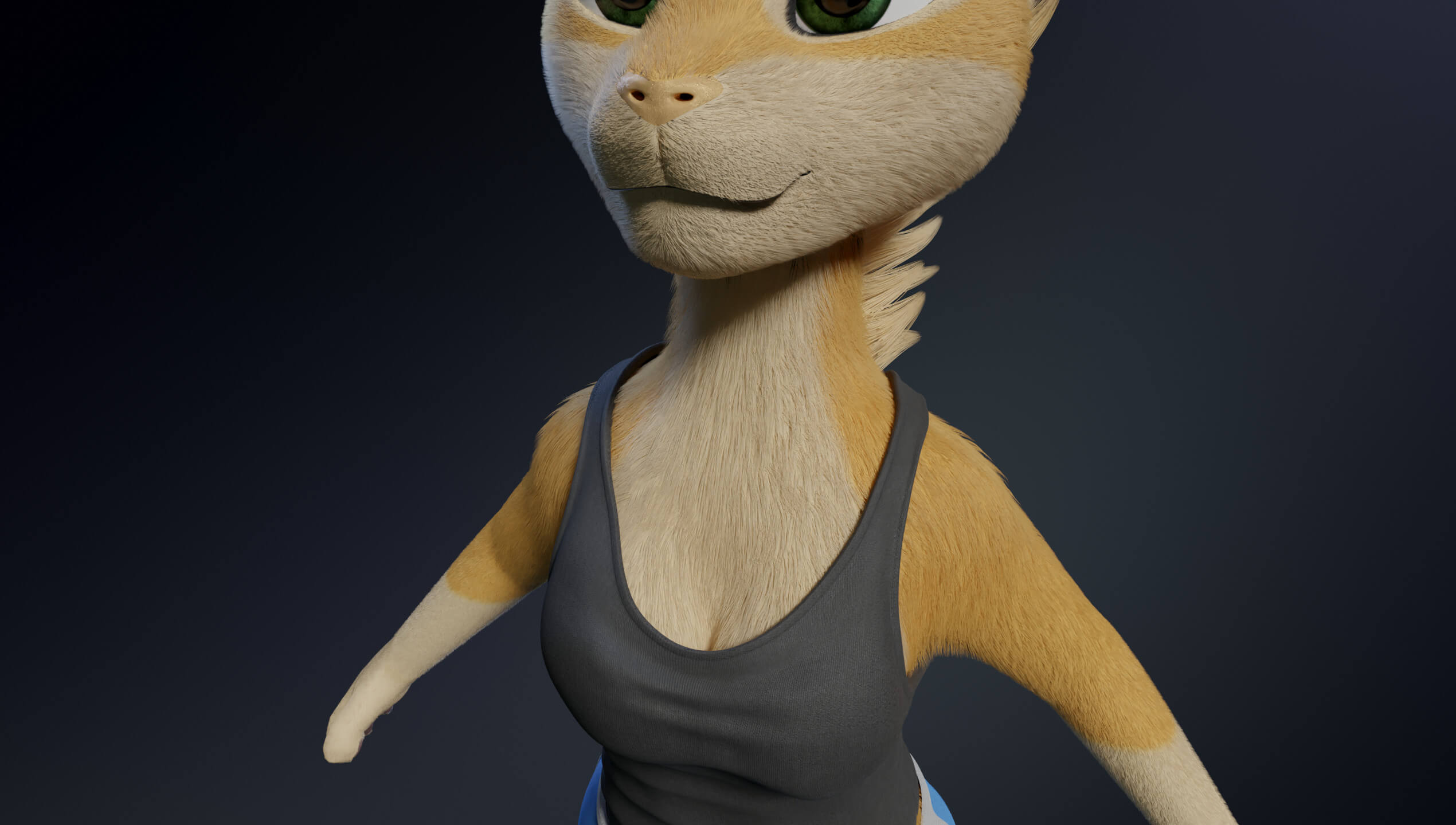Alexa Anthro Rabbit - 3D Model by CM Studios