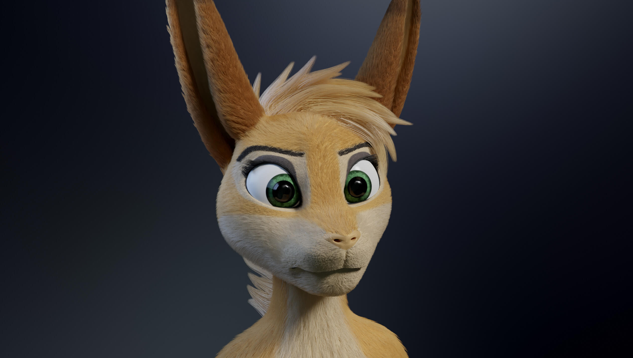 Alexa Anthro Rabbit - 3D Model by CM Studios