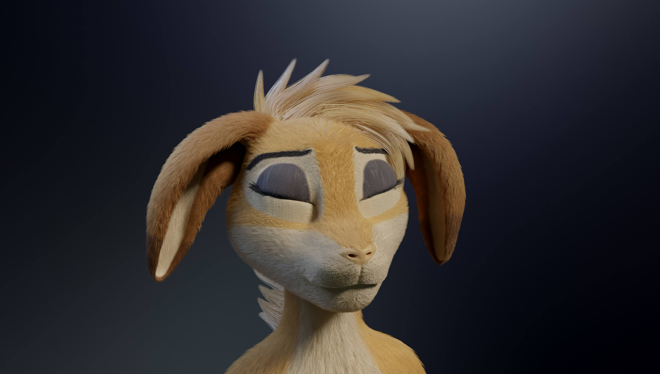 Alexa Anthro Rabbit - 3D Model by CM Studios