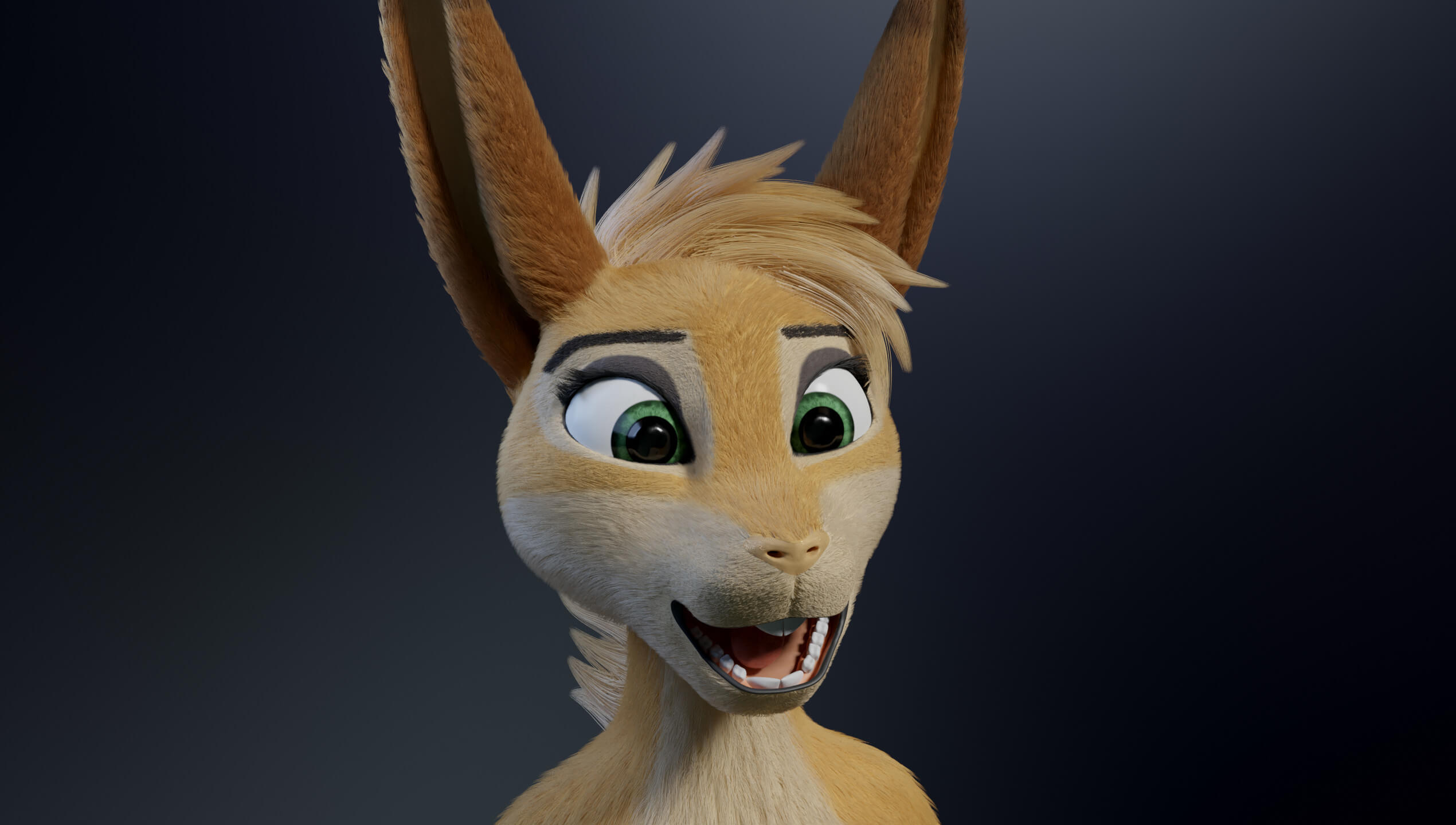 Alexa Anthro Rabbit - 3D Model by CM Studios