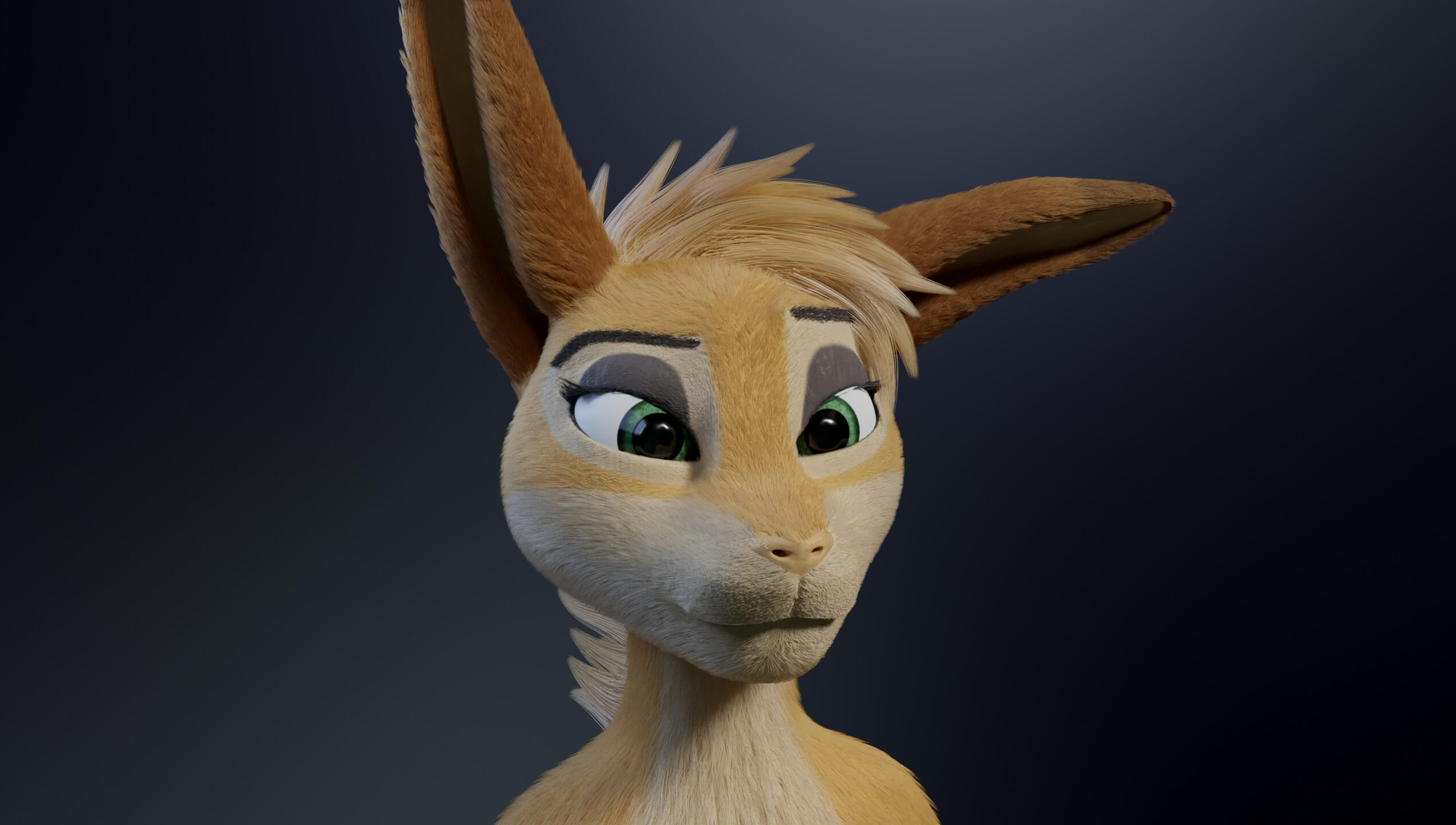 Alexa Anthro Rabbit - 3D Model by CM Studios