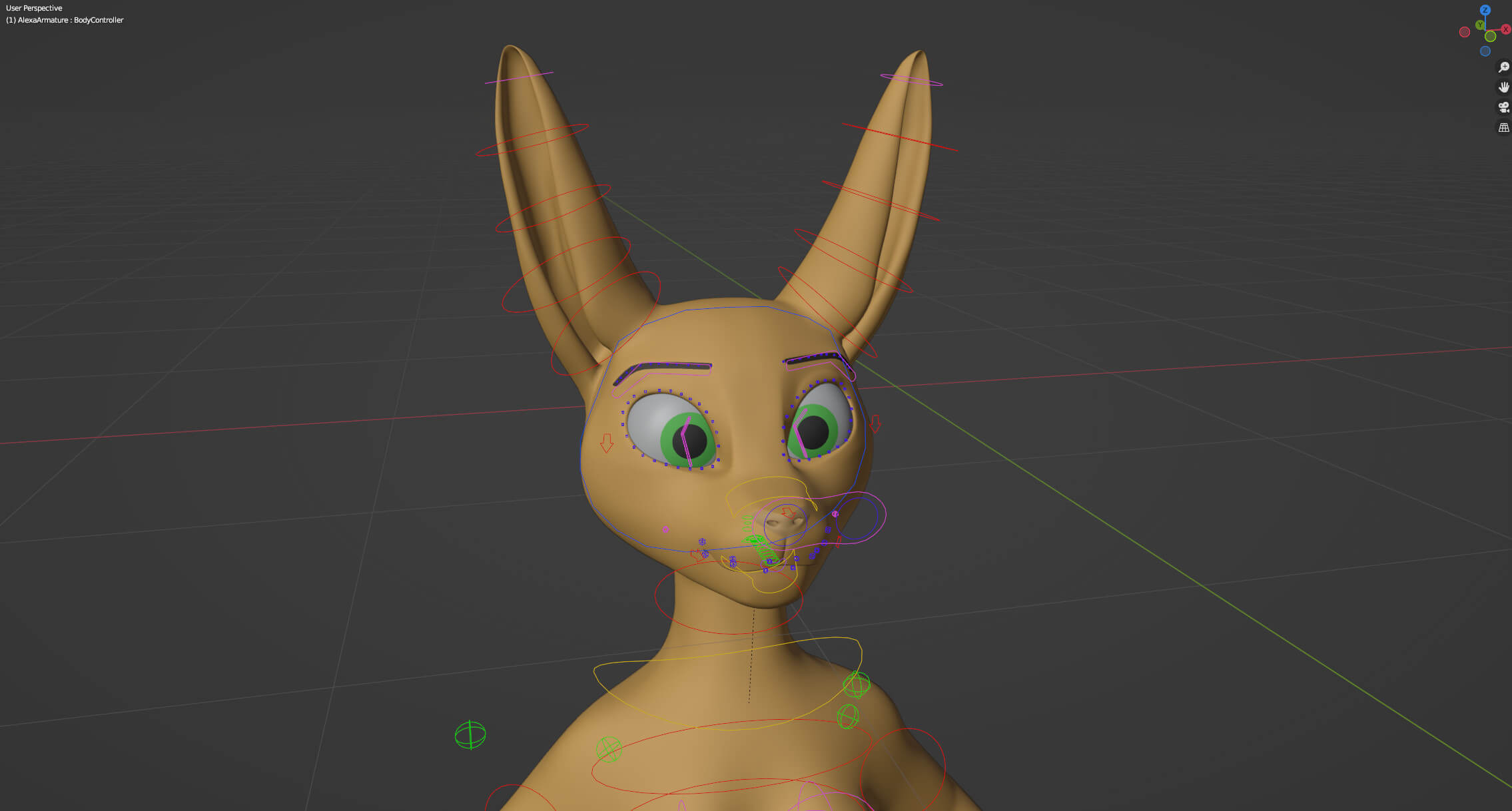 Alexa Anthro Rabbit - 3D Model by CM Studios