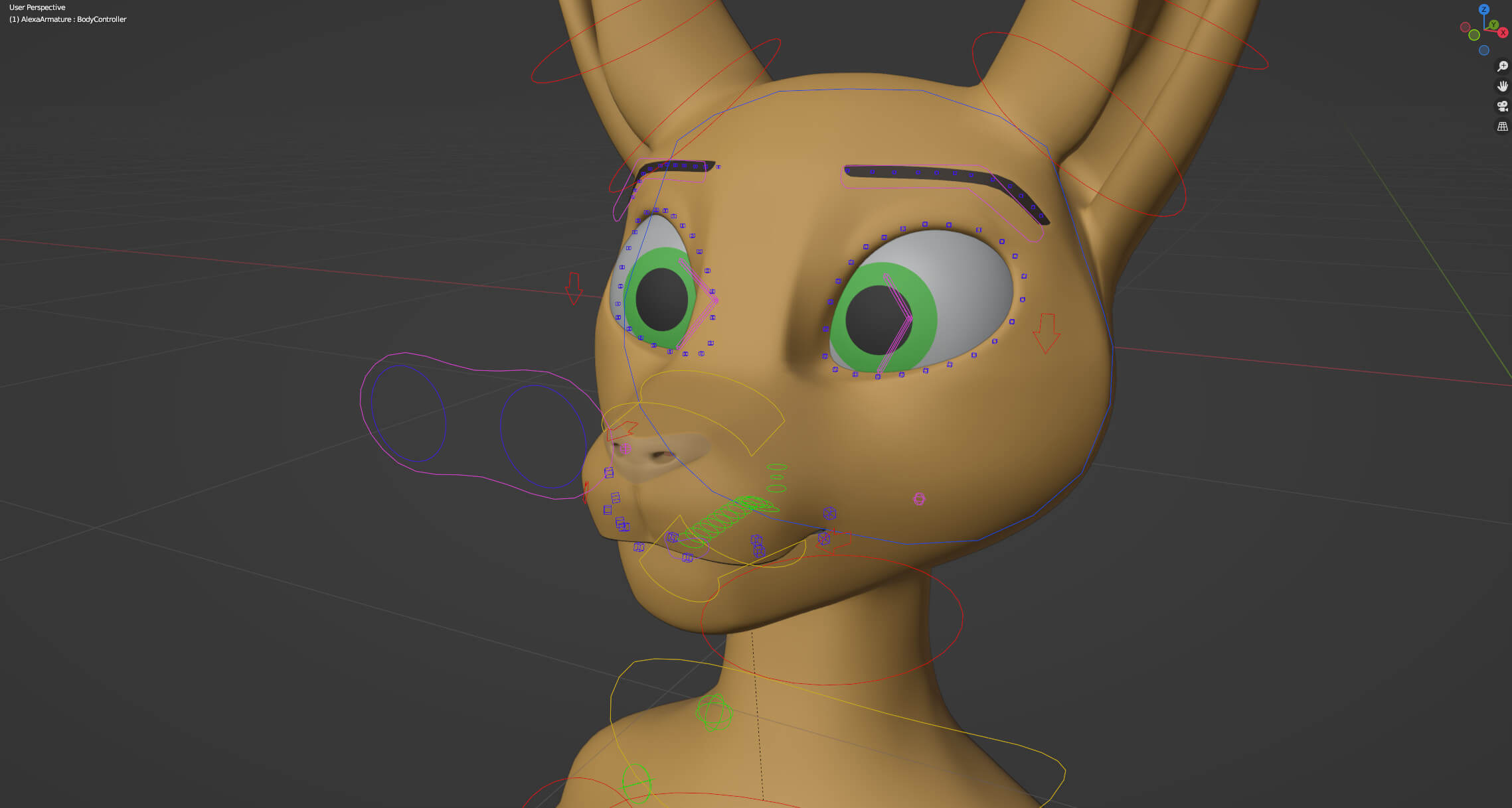 Alexa Anthro Rabbit - 3D Model by CM Studios