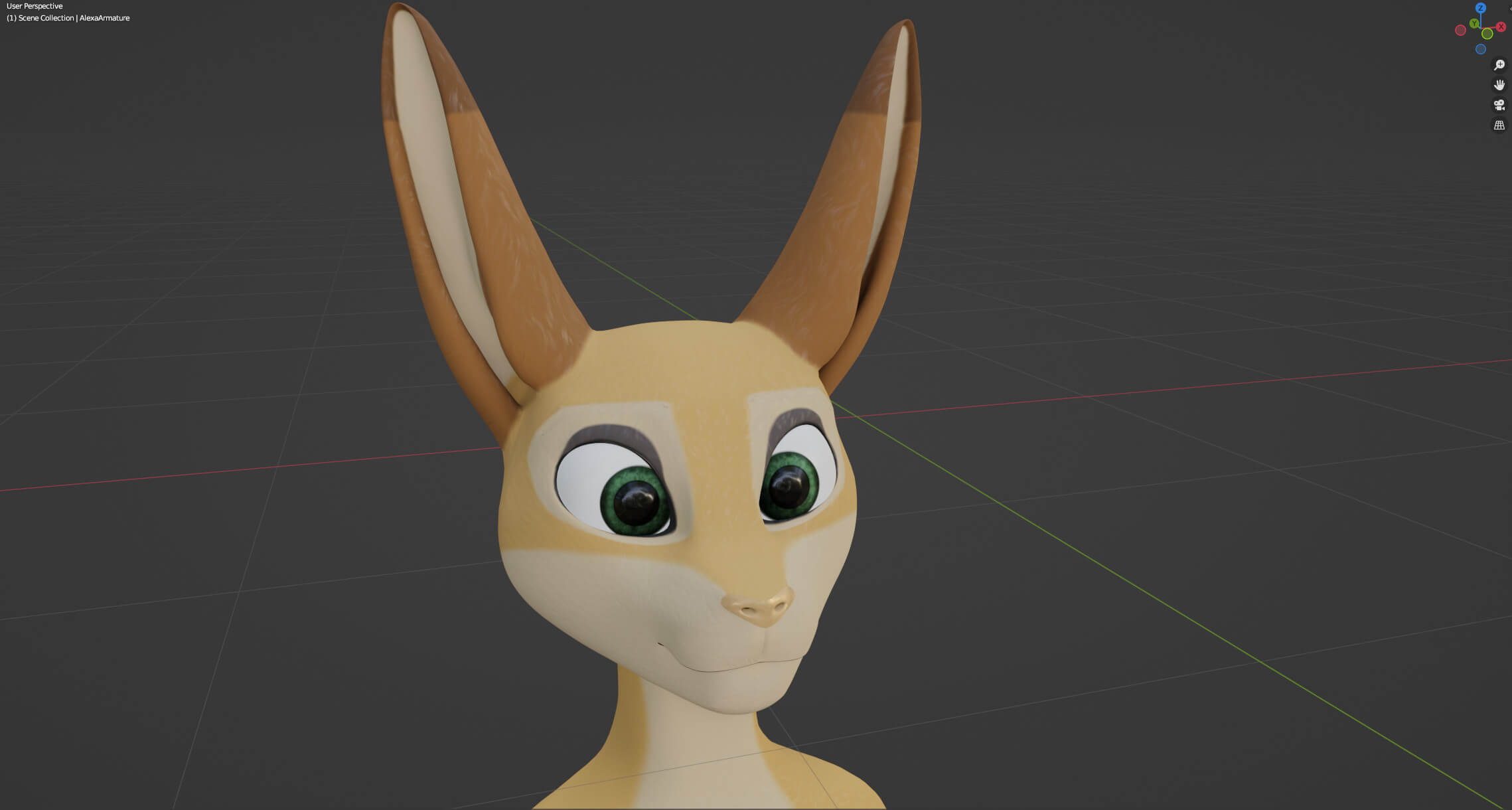 Alexa Anthro Rabbit - 3D Model by CM Studios