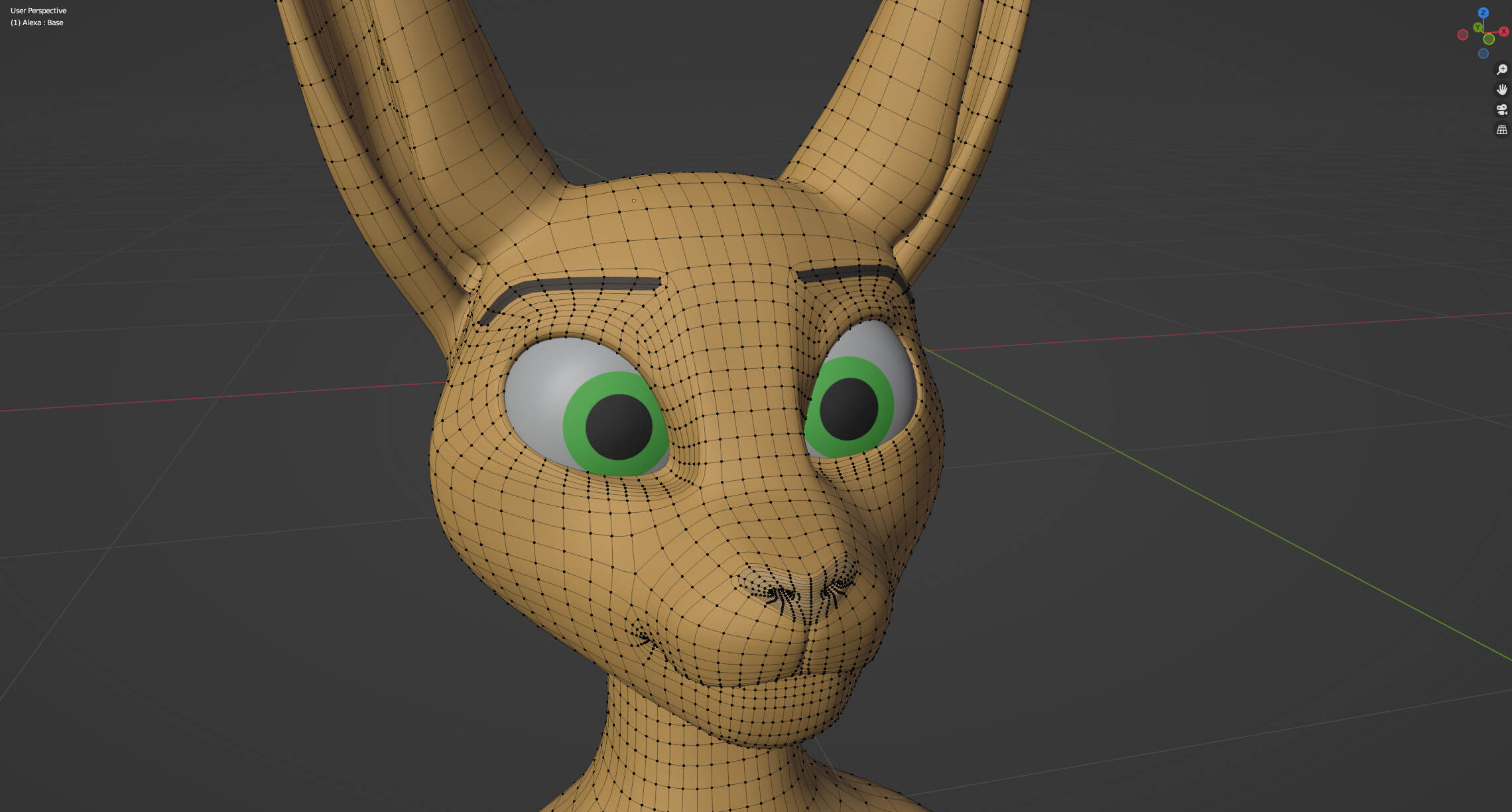 Alexa Anthro Rabbit - 3D Model by CM Studios