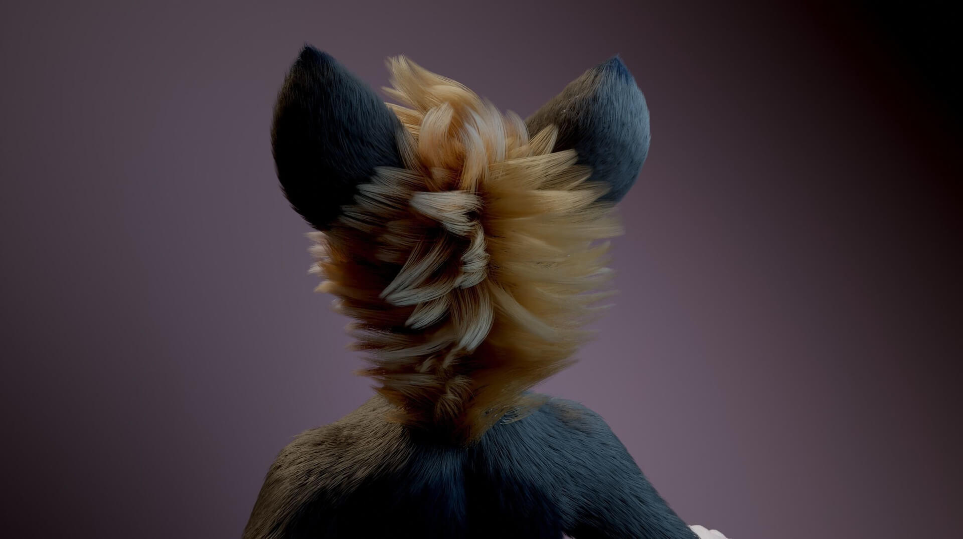 Amethysta Anthro Wolf - 3D Model by CM Studios