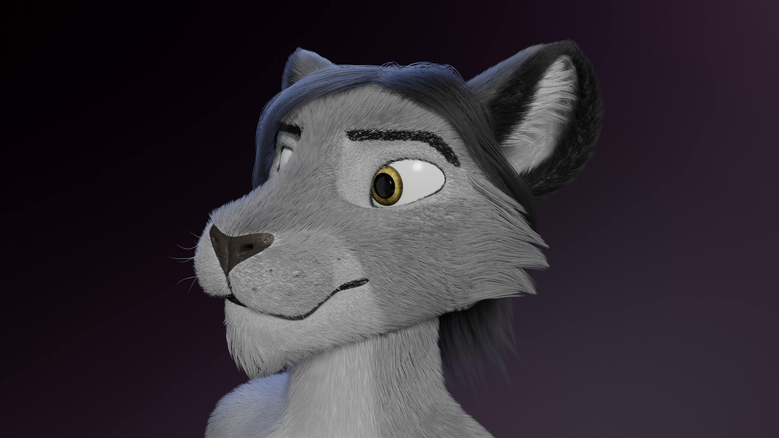 Apolo Anthro White Lion - 3D Model by CM Studios