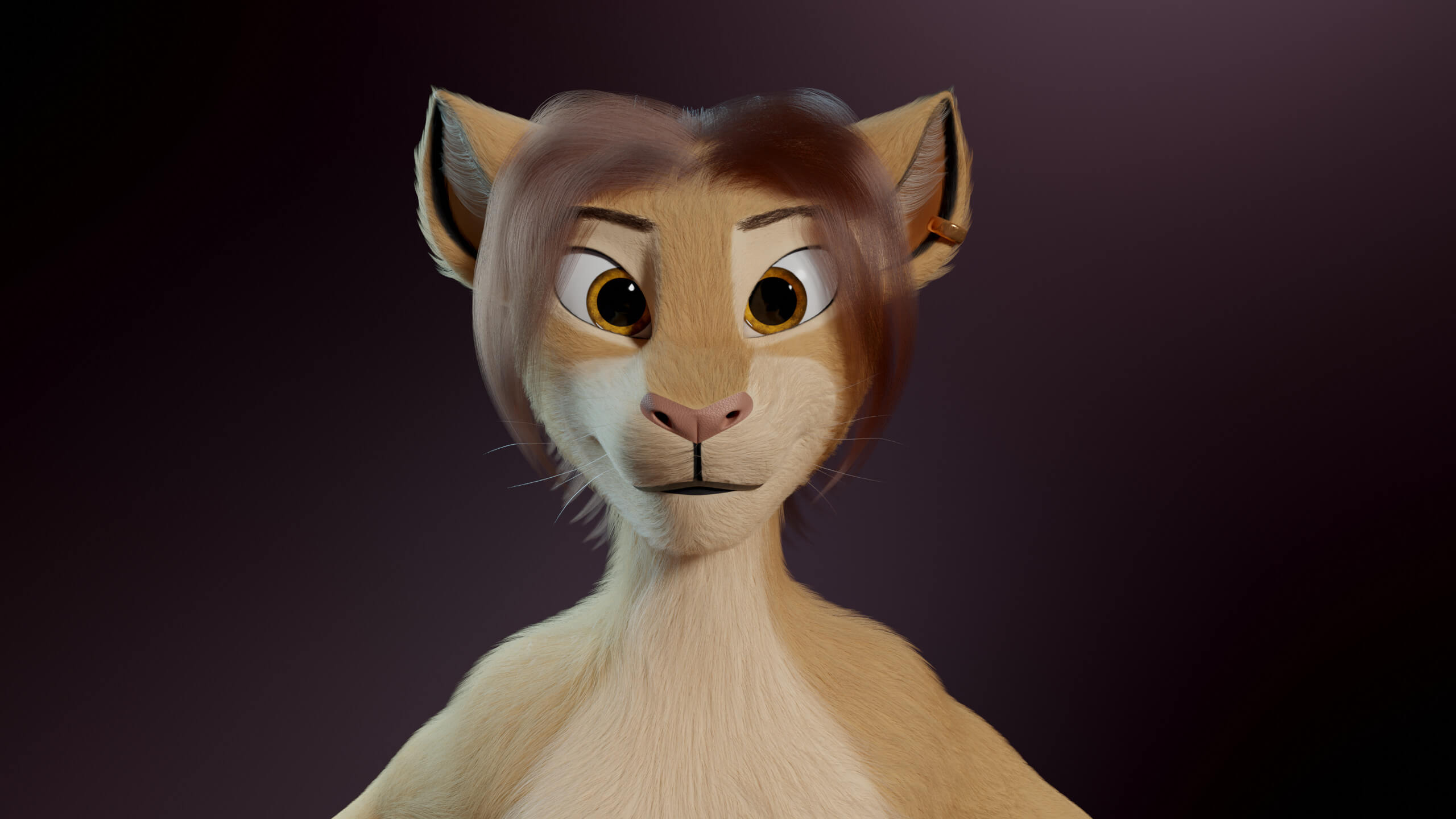 Arthur Anthro Lion - 3D Model by CM Studios
