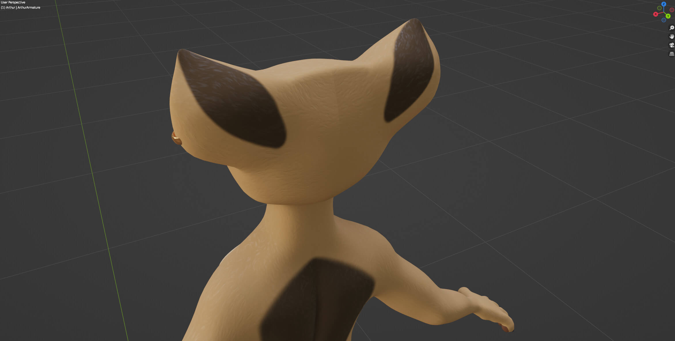 Arthur Anthro Lion - 3D Model by CM Studios