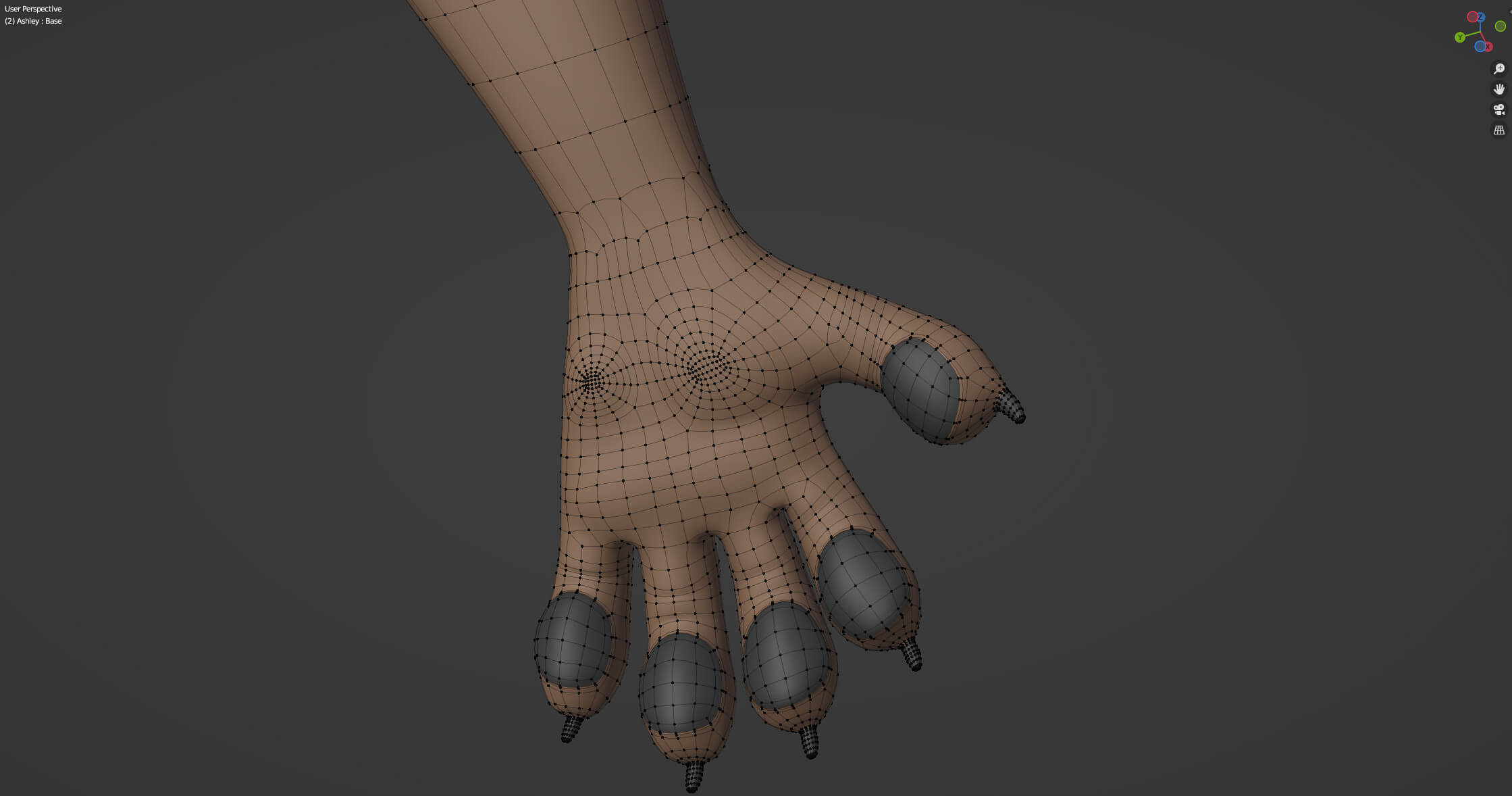 Ashley Anthro Wolf - 3D Model by CM Studios