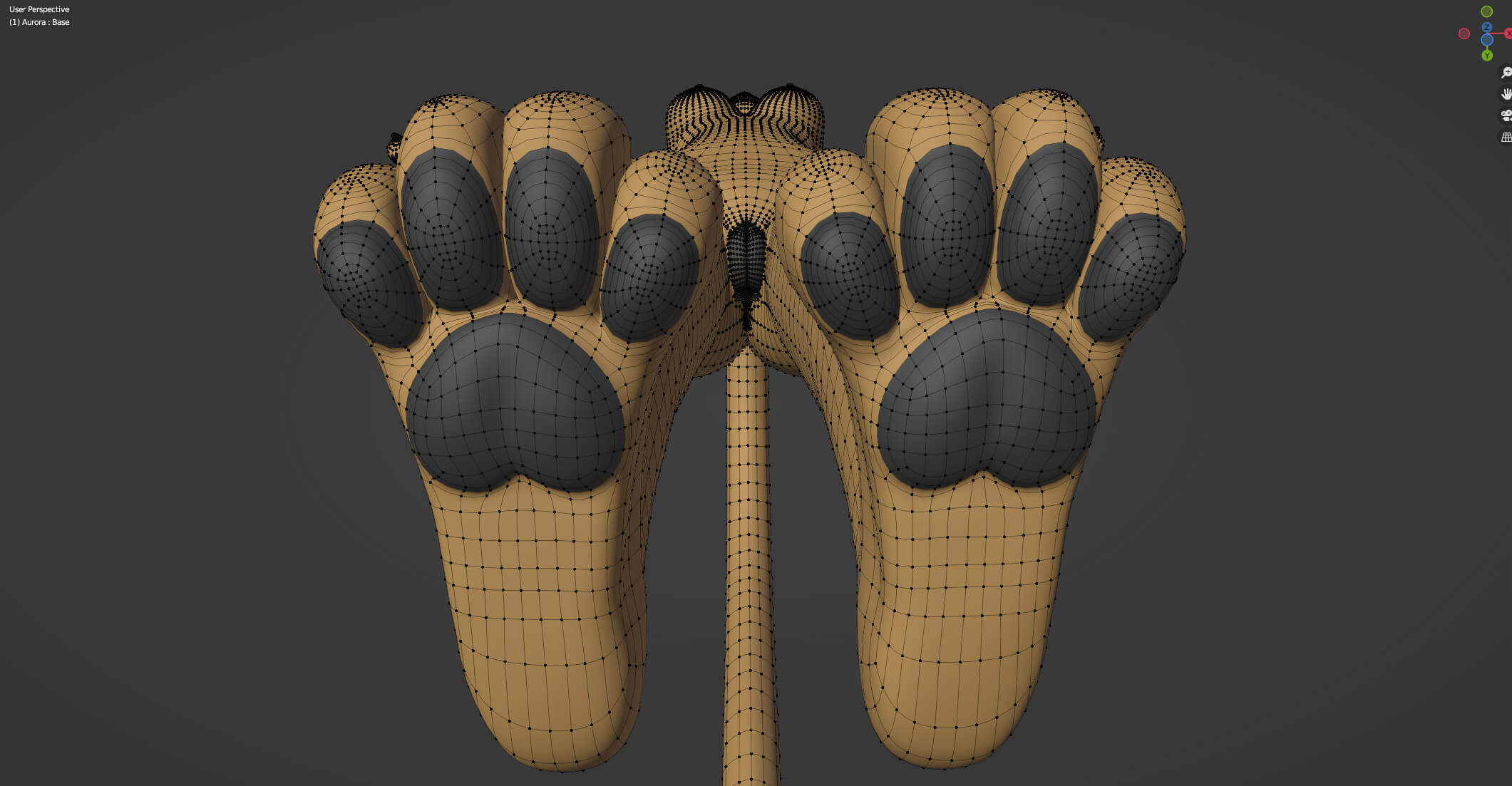 Aurora Anthro Cat - 3D Model by CM Studios