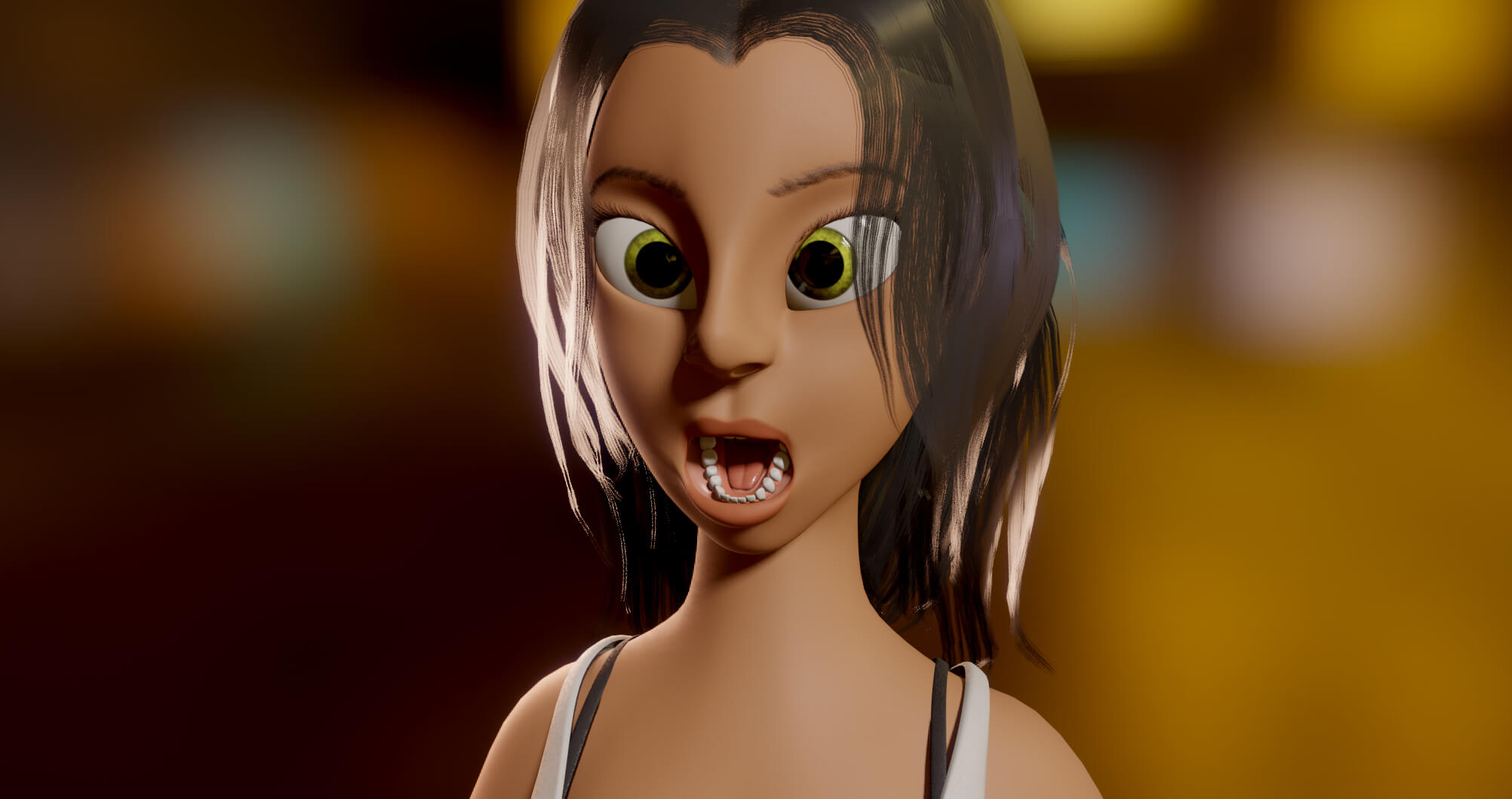 Beatriz Cartoon Woman - Free 3D Model by CM Studios